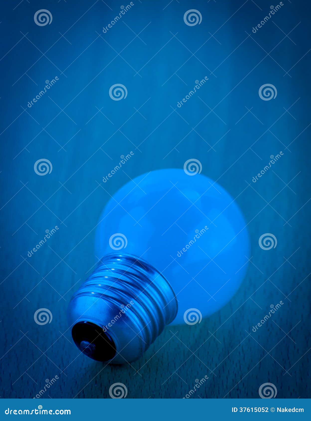 Light bulb and blue light stock photo. Image of friendly - 37615052
