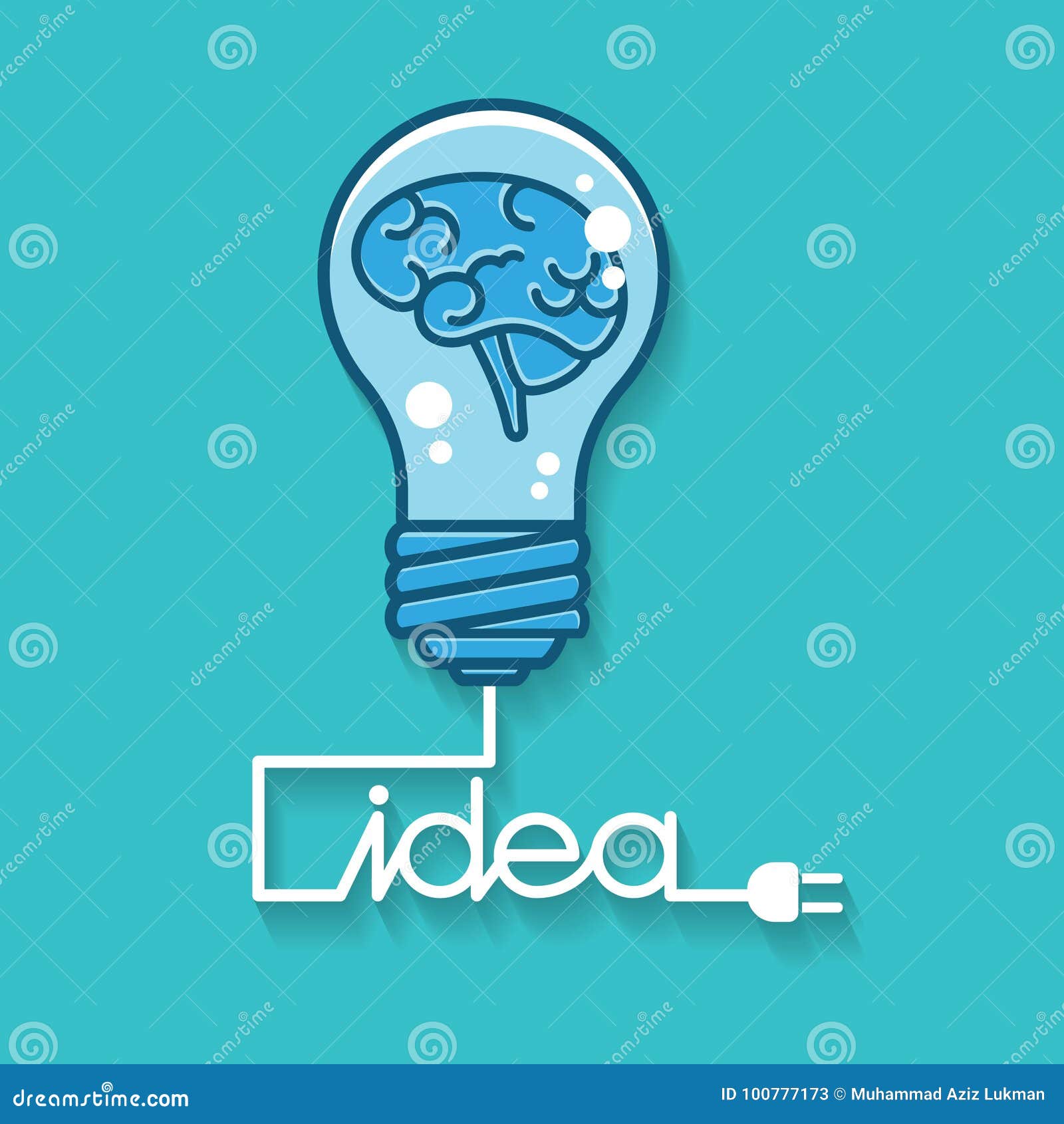 Light Bulb and Brain. Brilliant Idea Concept Stock Vector ... Light Bulb and Brain. Brilliant Idea Concept Stock Vector ...