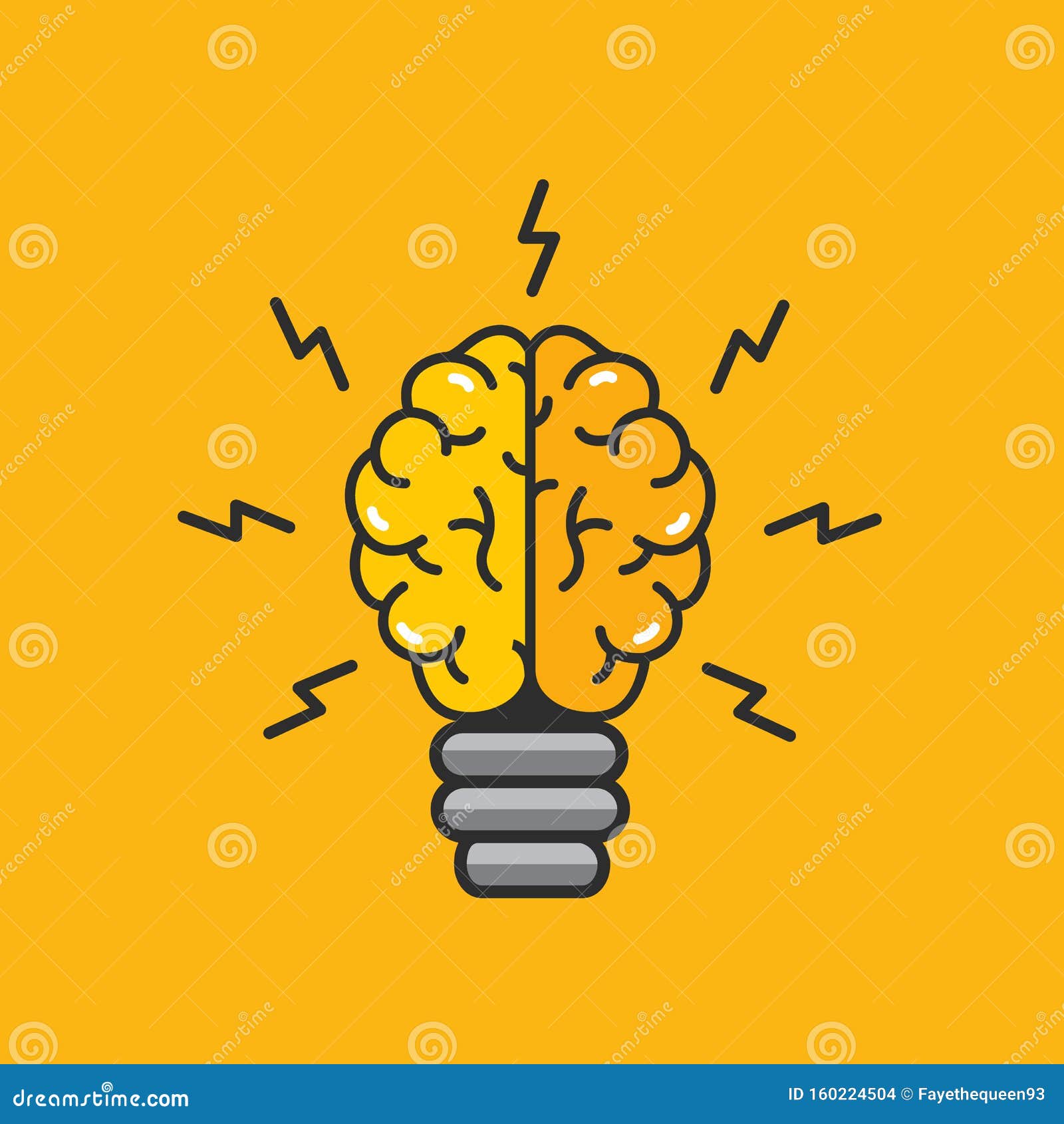 Light Bulb Brain Icon. Brain Bulb Isolated on White Background. Stock ... Light Bulb Brain Icon. Brain Bulb Isolated on White Background. Stock ...