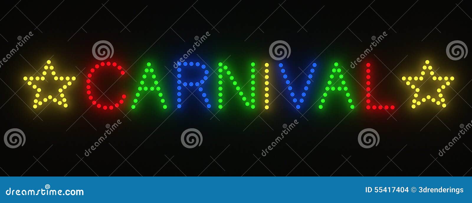 Light bulb carnival sign stock illustration. Illustration of bulb ...