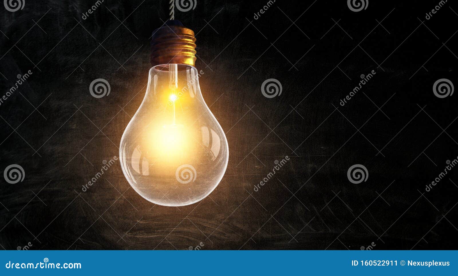 Light bulb on chalk board stock image. Image of board - 160522911