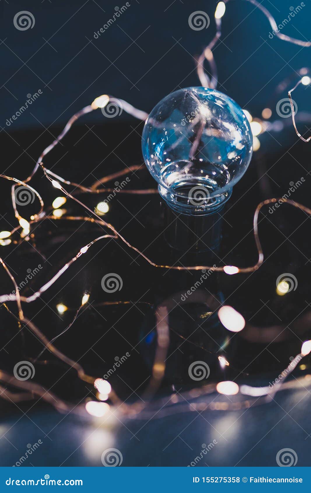 Light Bulb on Clipboard with String Lights,new Ideas at Work Stock ...