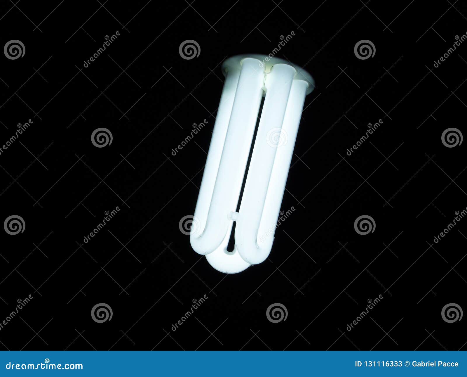 Light Bulb Closed Up in the Dark Stock Image - Image of closeup ...