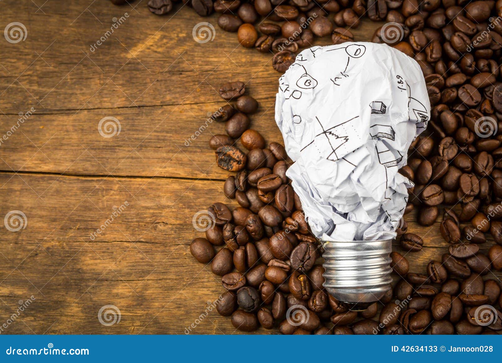 Light bulb stock image. Image of bulb, coffeetree, black - 42634133