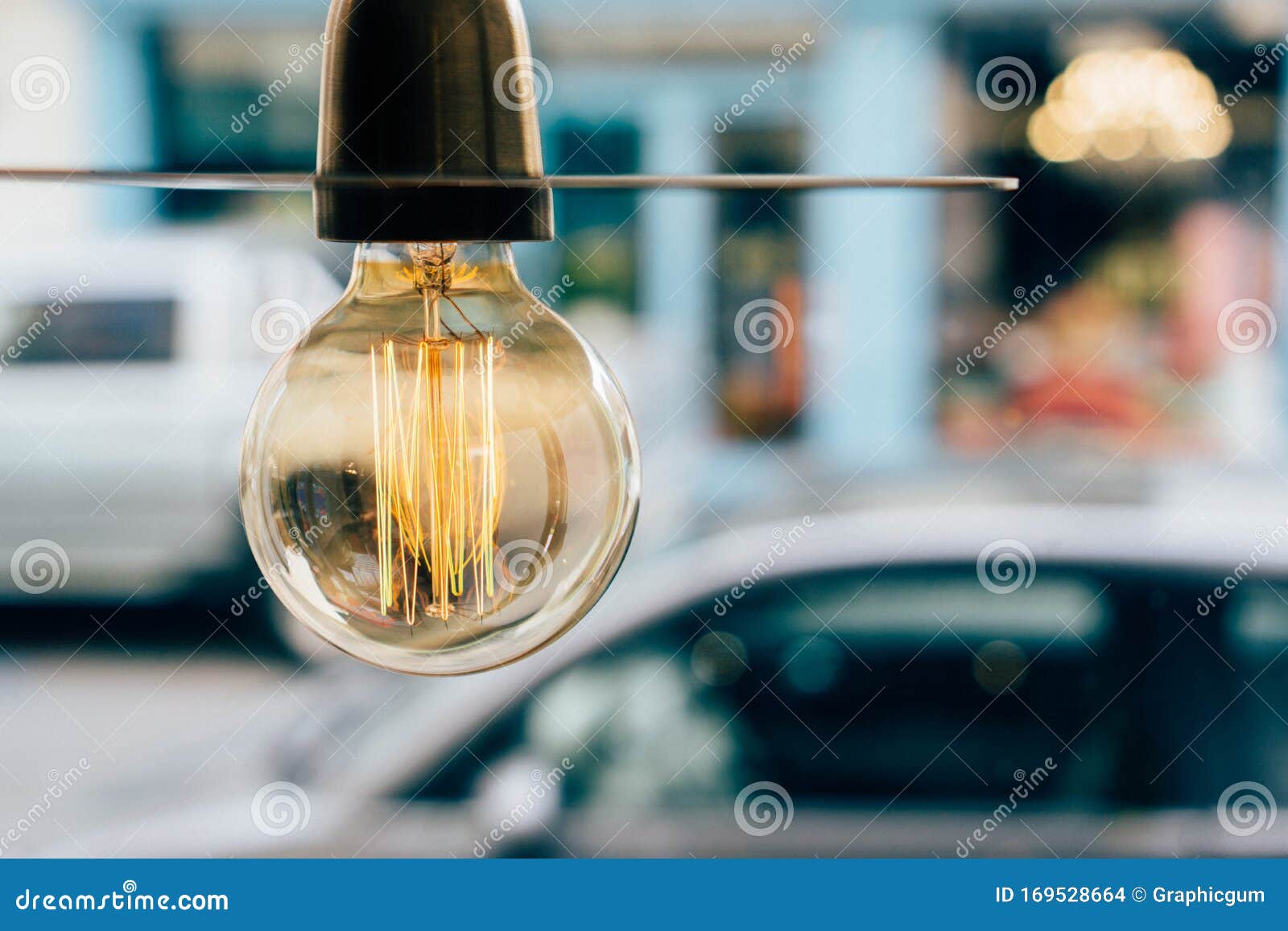Light Bulb Creative, Minimal, Styled Concept for Bloggers Stock Photo ...