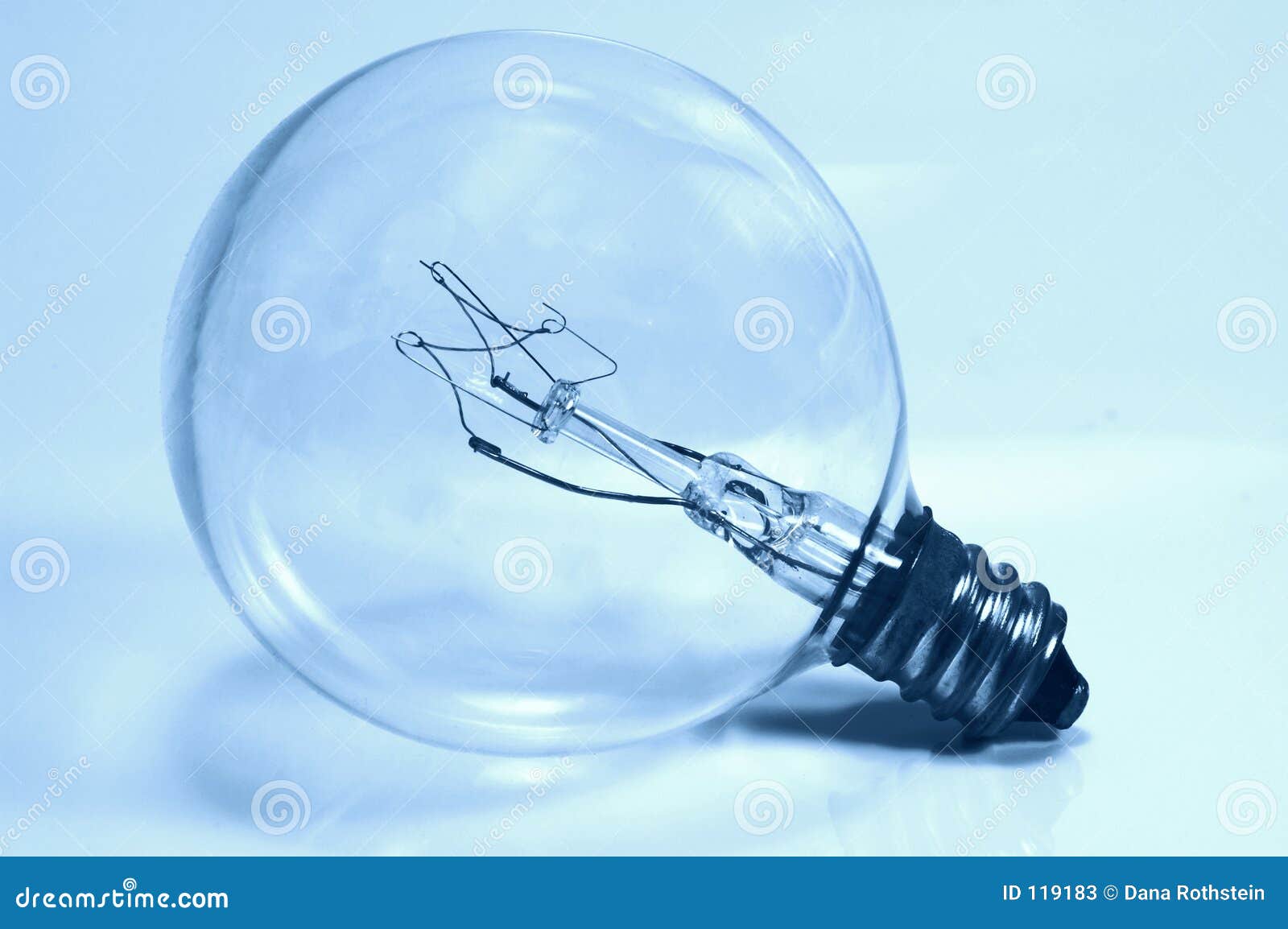 Light Bulb in Cyan stock image. Image of home, socket, incandescent ...