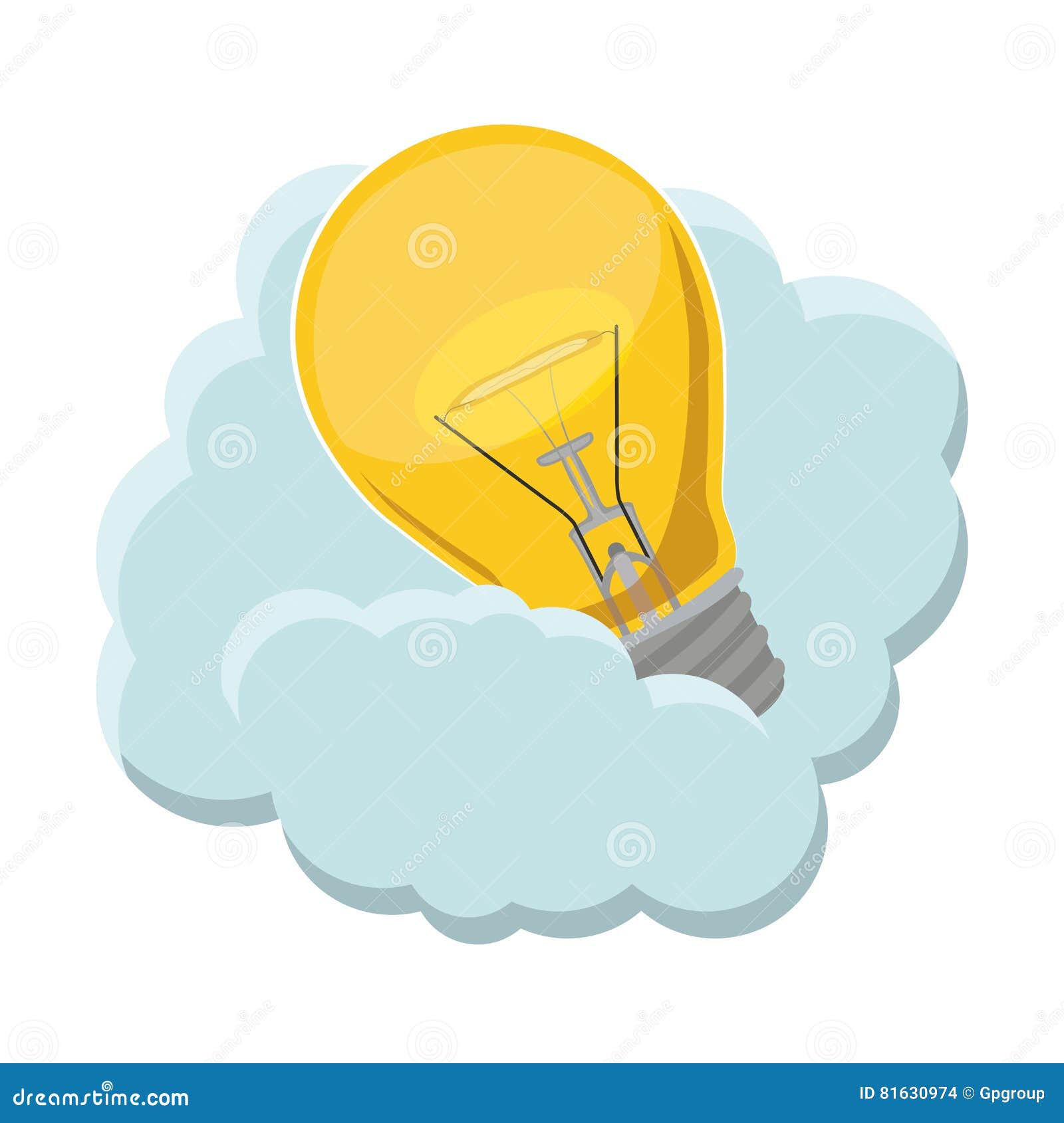 Light bulb design stock illustration. Illustration of bright - 81630974