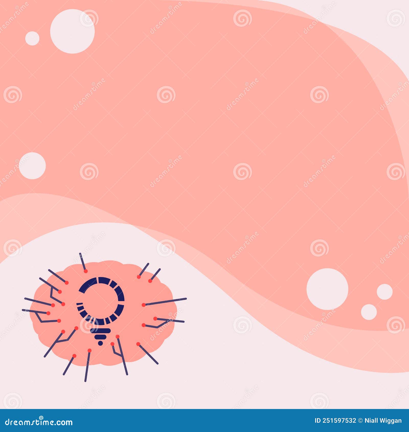 Light Bulb Drawing Surrounded with Multiple Lines beside Empty Write ...