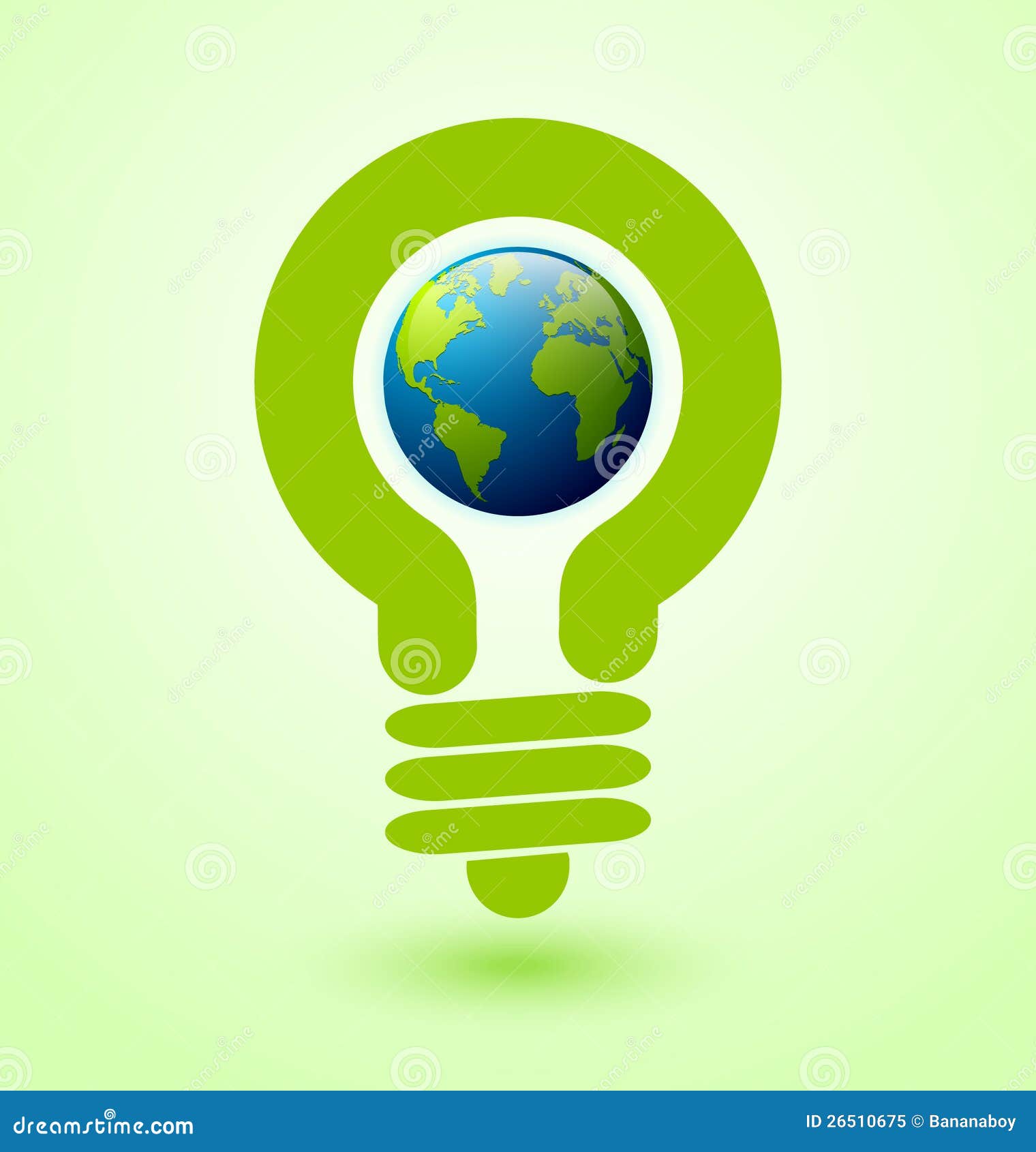 Light bulb earth icon stock vector. Illustration of finance - 26510675