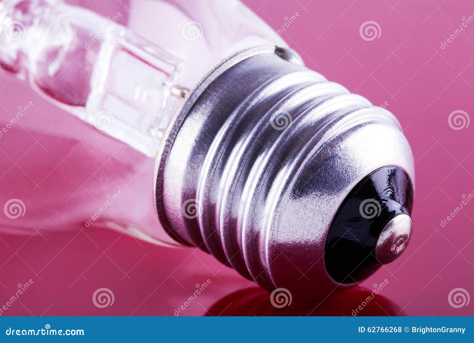 A Closeup of a in Light Bulb. Stock Photo - Image of electricity ...