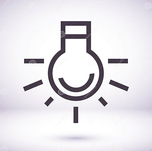 Light Bulb 10 Eps Bond Icon Design Vector Graphic Stock Illustration ...
