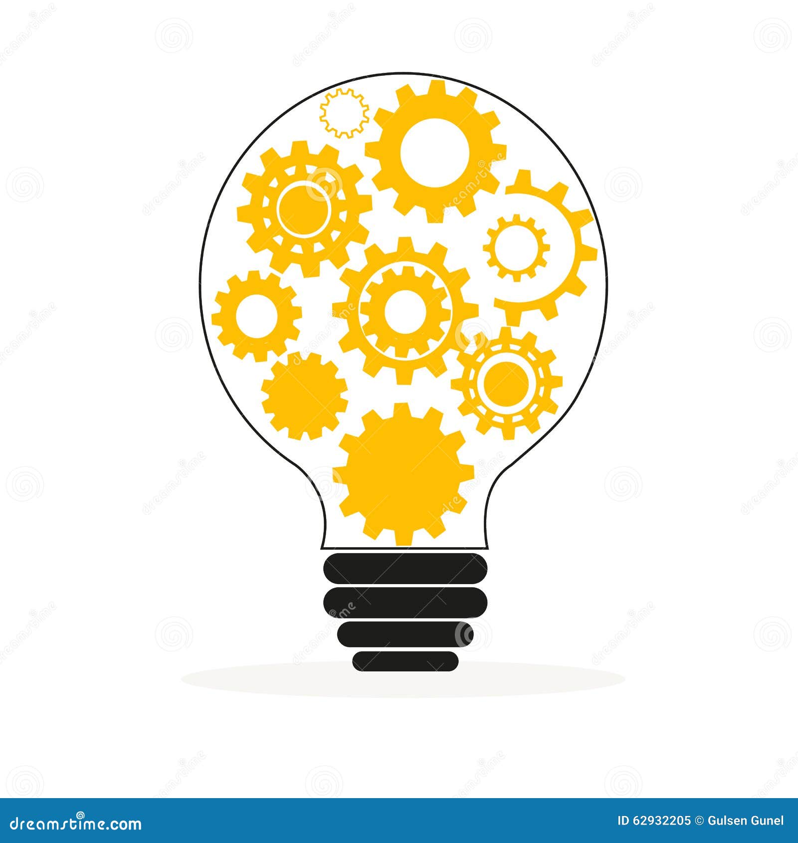 Light Bulb with Gears and Cogs Vector Stock Vector - Illustration of ... Light Bulb with Gears and Cogs Vector Stock Vector - Illustration of ...