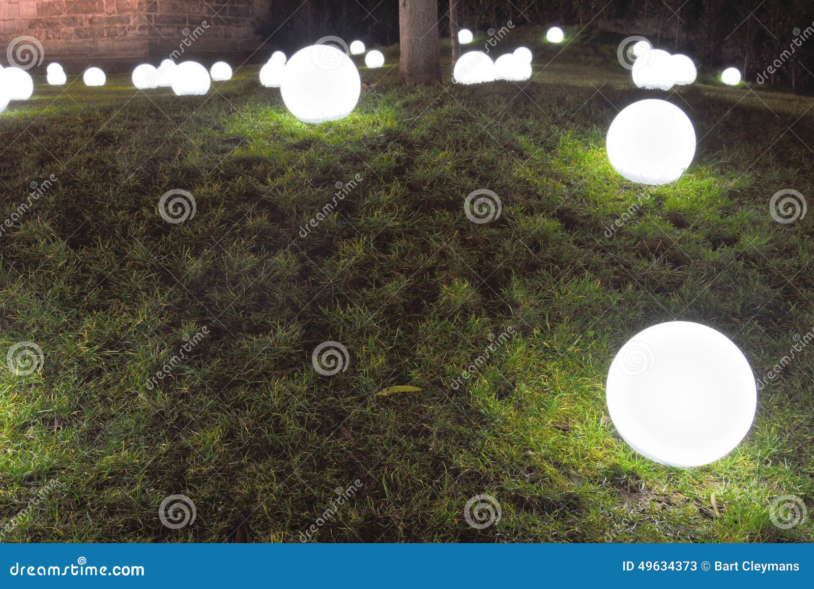 Light bulb on grass stock image. Image of biome, sphere - 49634373