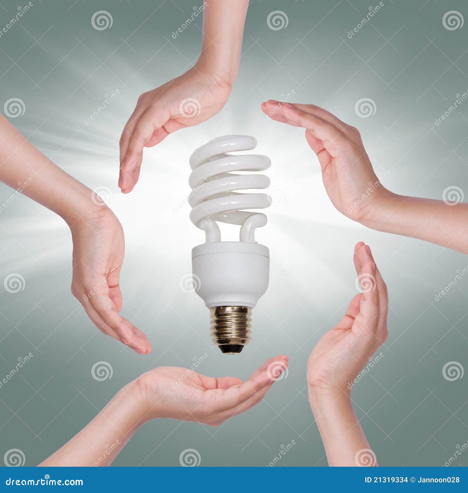 Light bulb on hand. stock photo. Image of creativity - 21319334