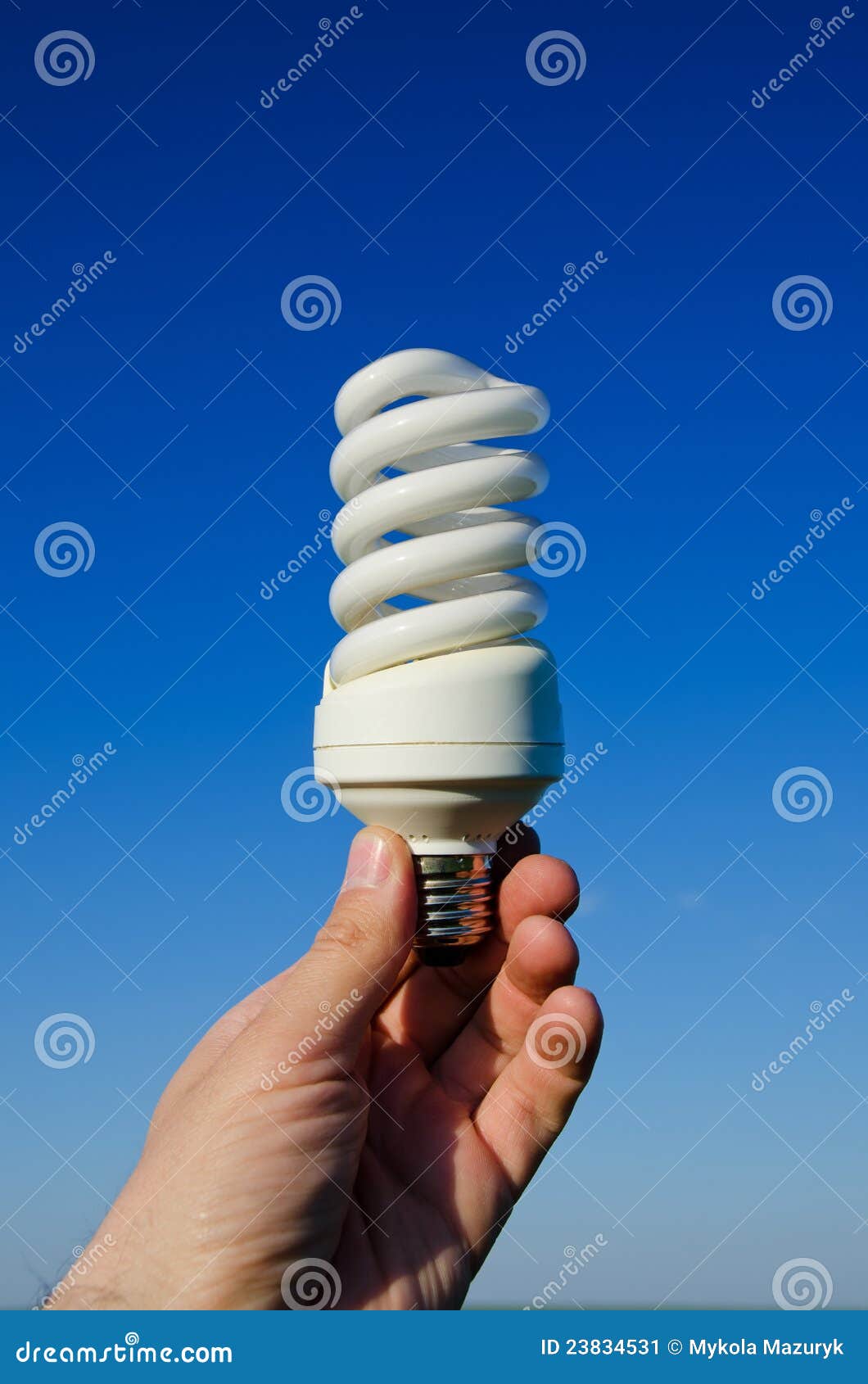 Light bulb in hand stock image. Image of conceptual, hand - 23834531