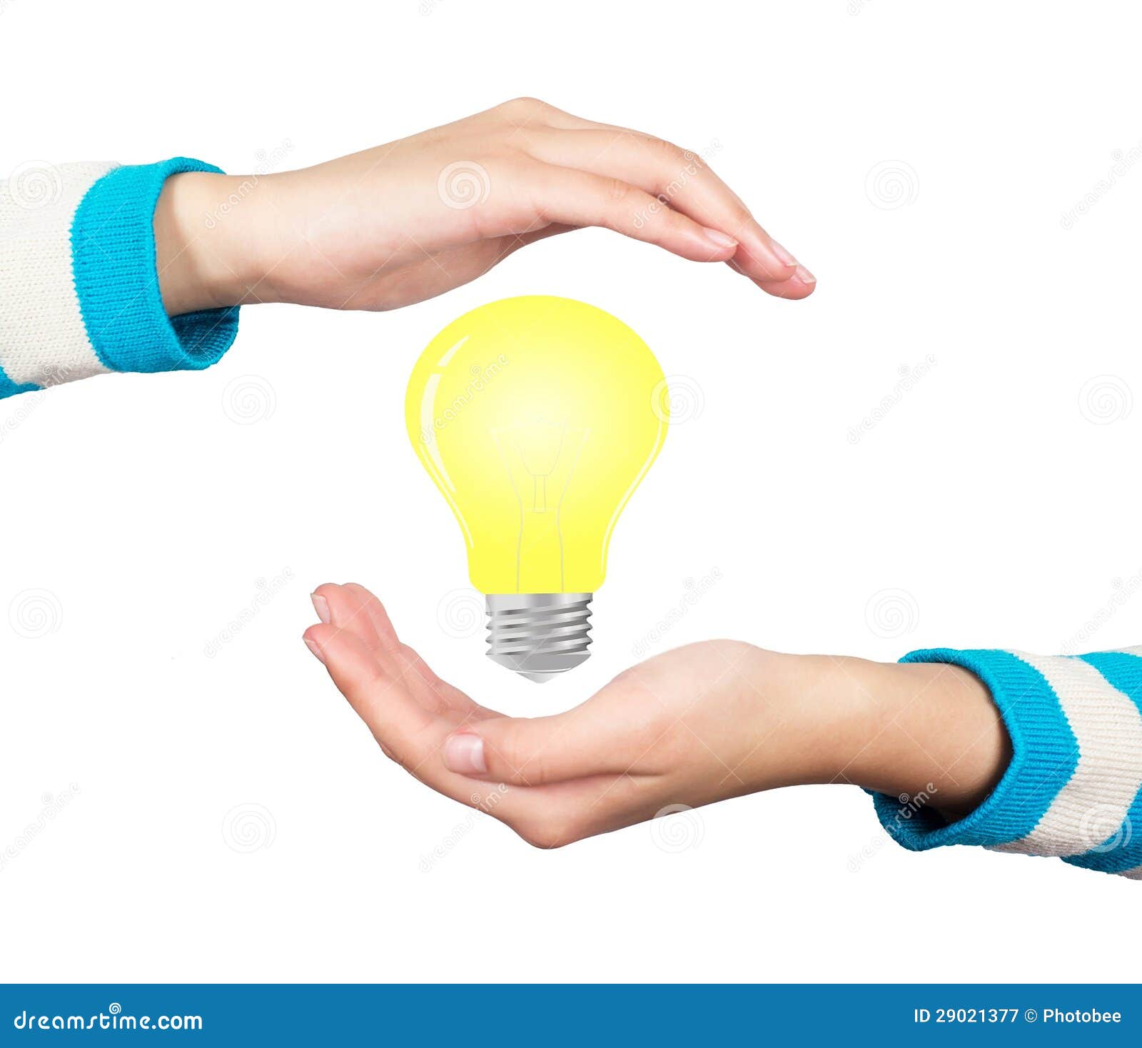 Light bulb hand stock image. Image of light, bulb, efficiency - 29021377