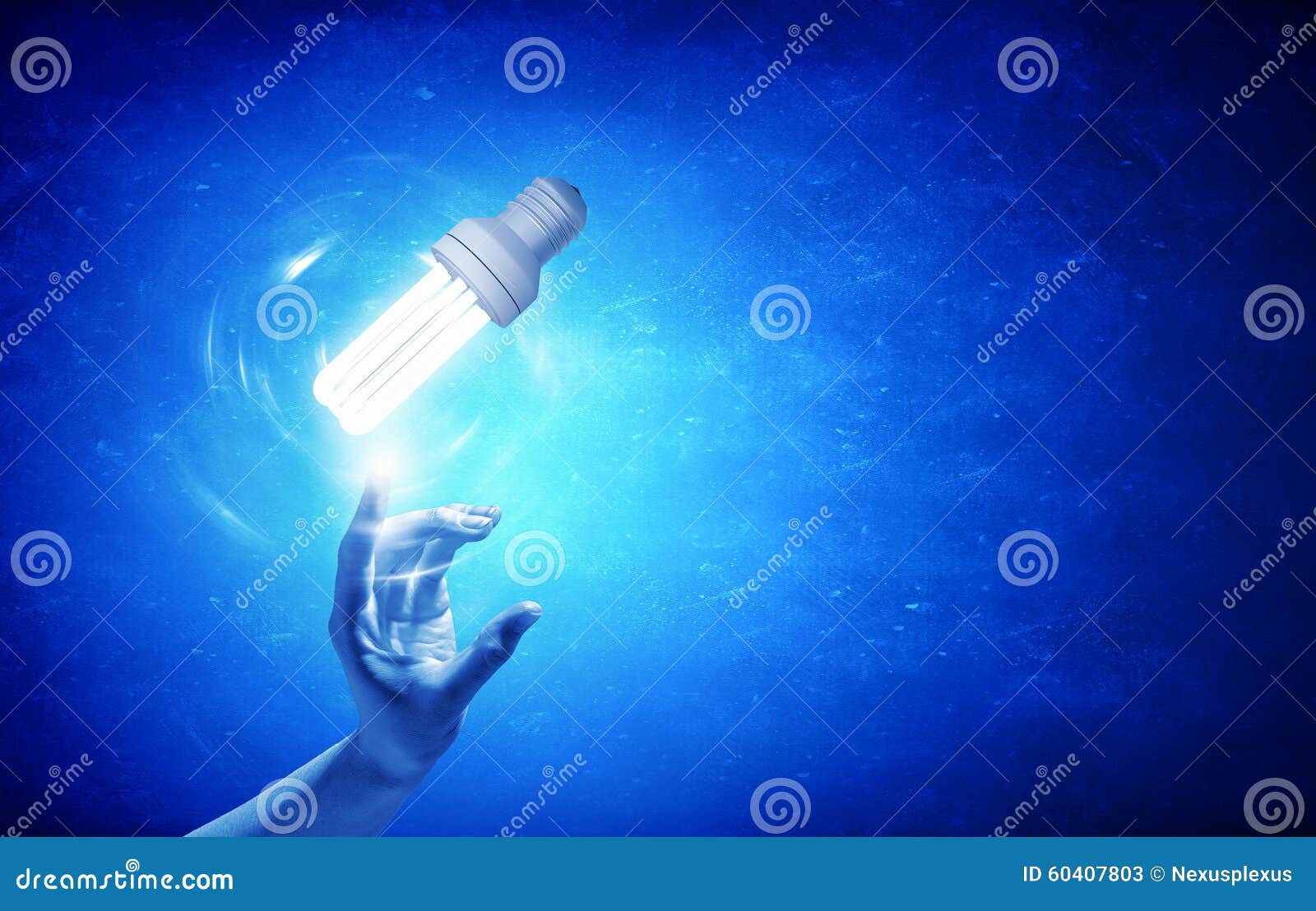 Light bulb in hand stock image. Image of domination, illuminated - 60407803