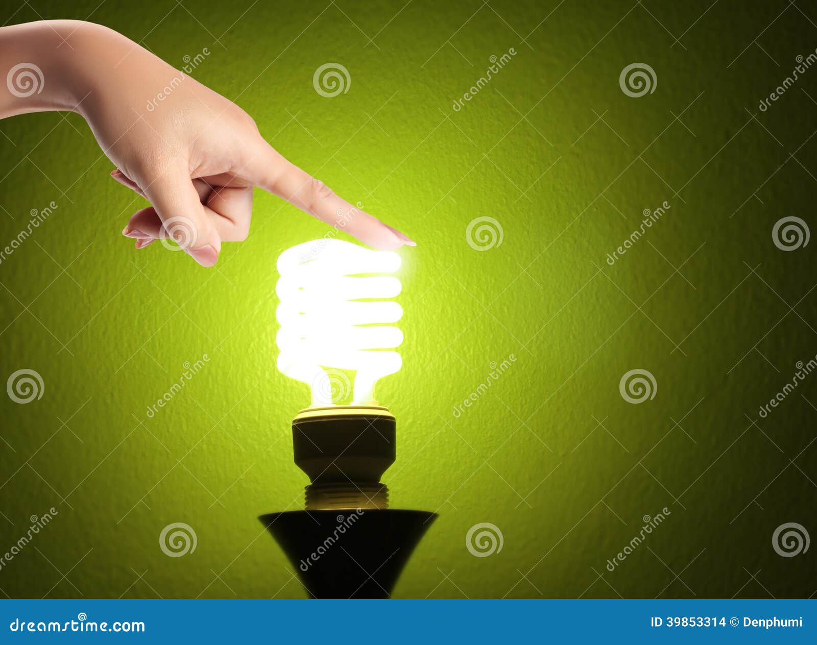 Light bulb in the hand stock photo. Image of hold, metal - 39853314