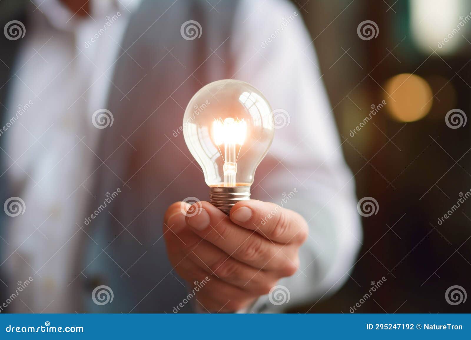 Light Bulb in Hands Hand Holding Bulb Light Bulb in Hand Stock ...