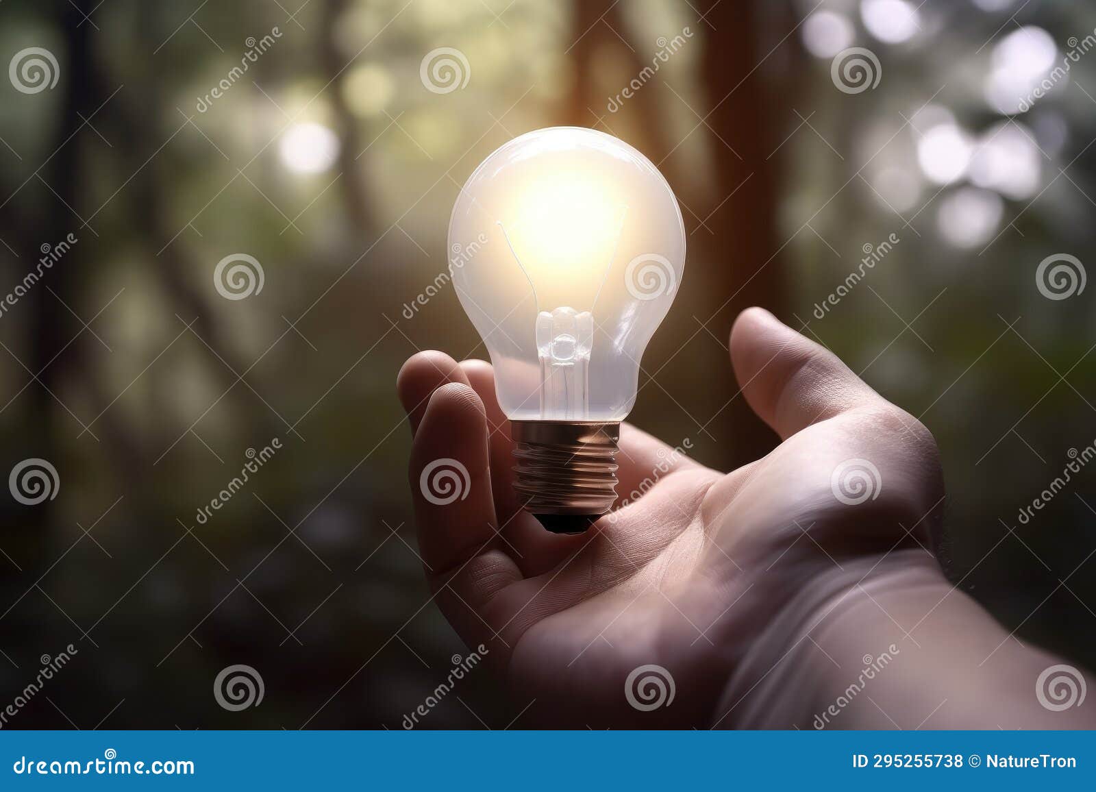 Light Bulb in Hands Hand Holding Bulb Light Bulb in Hand Stock ...