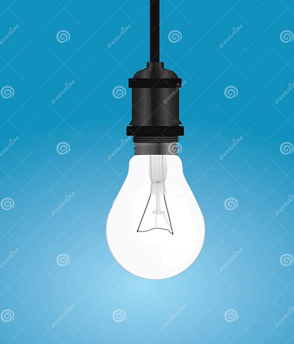 Light bulb stock vector. Illustration of background, light - 91765380