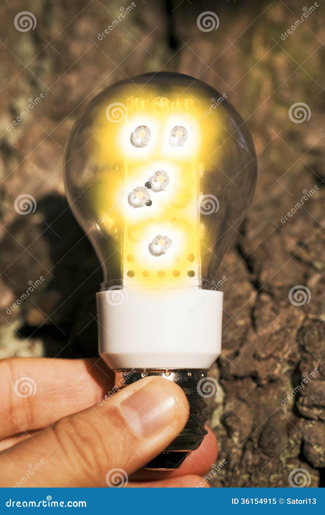 Light bulb held in palm stock image. Image of glowing - 36154915