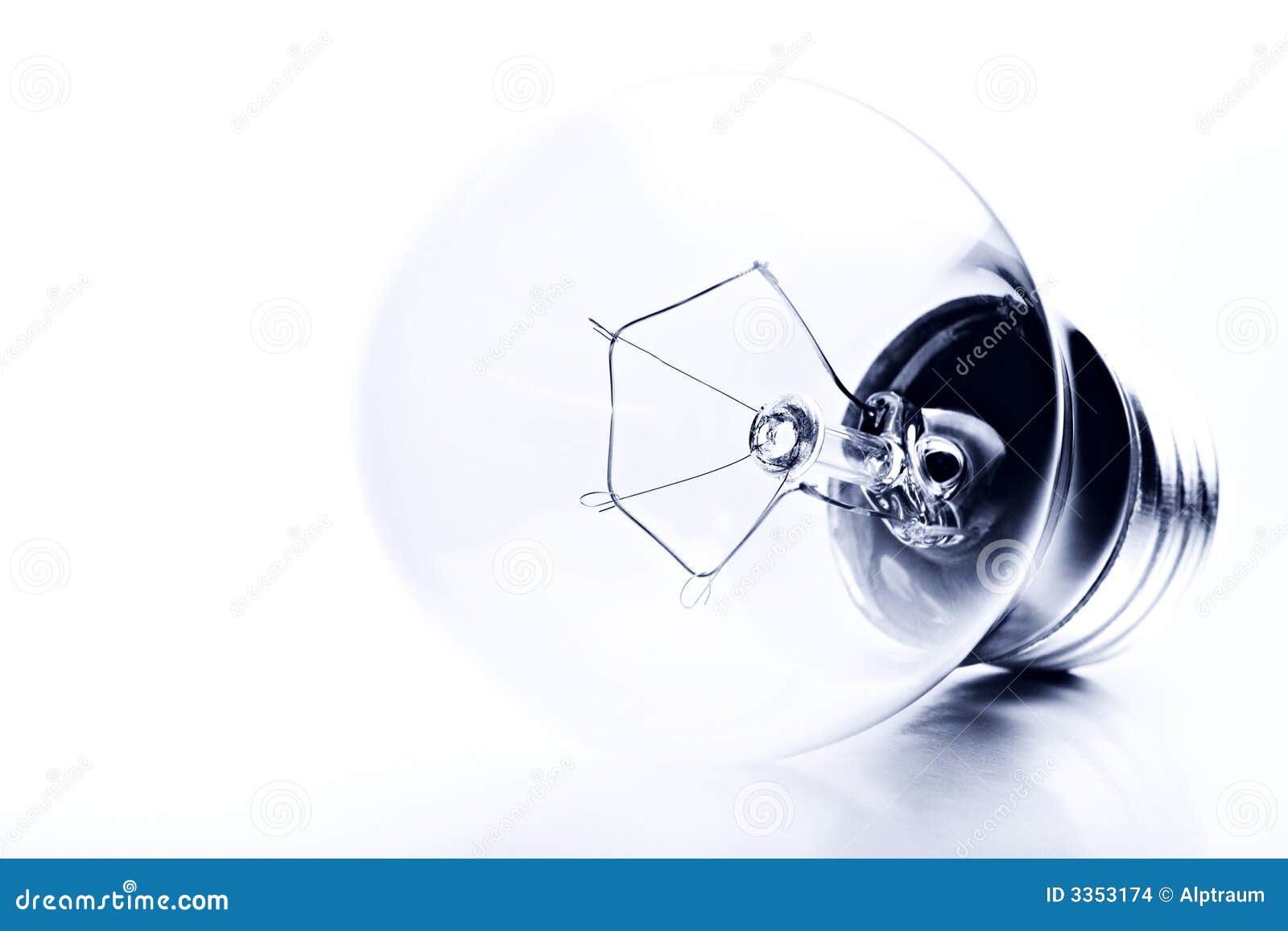 Light Bulb High-key Monochrome Stock Photo - Image of bulb, close: 3353174