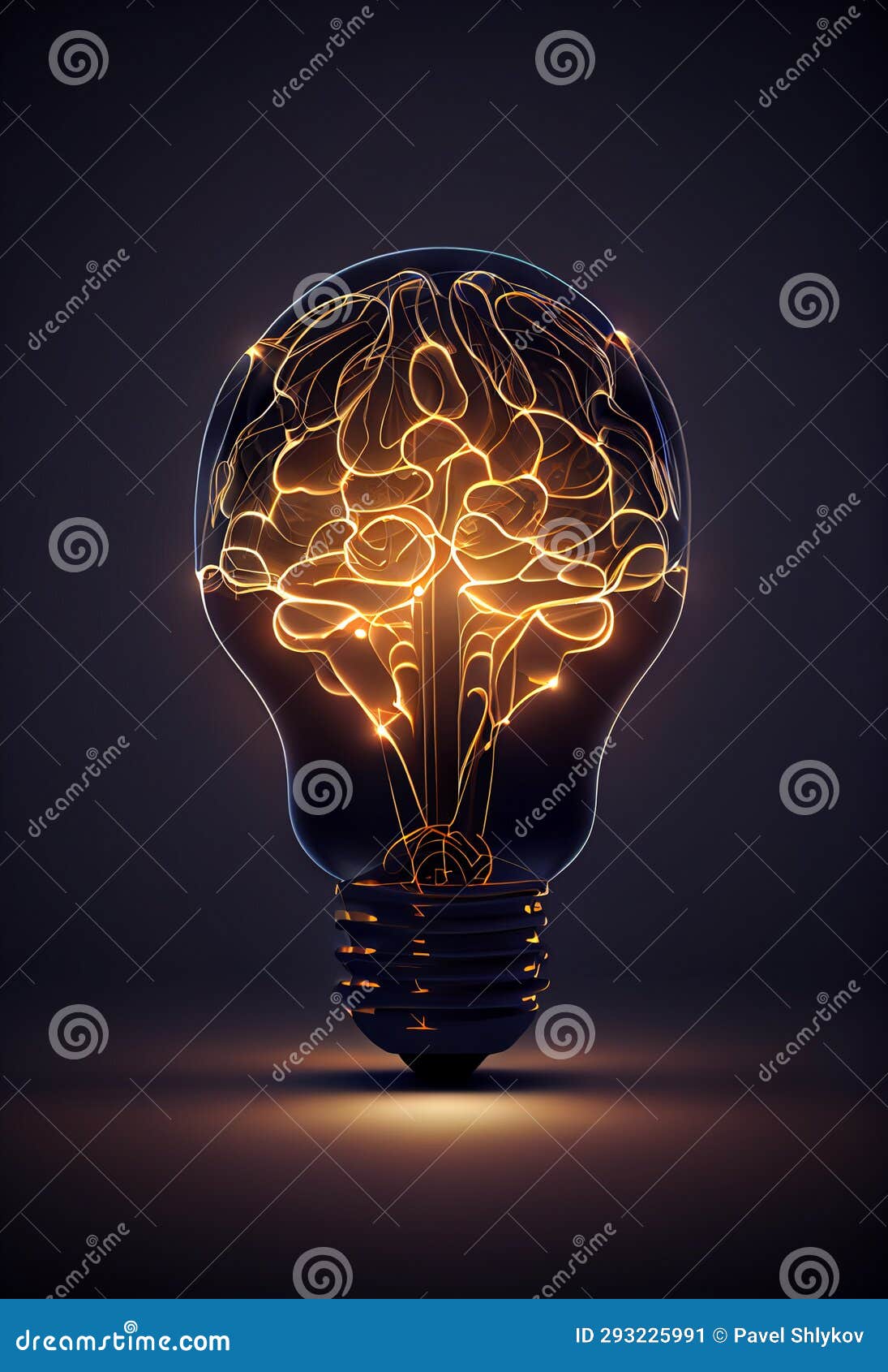 Light Bulb with Human Brain Inside on Dark Background Stock ... Light Bulb with Human Brain Inside on Dark Background Stock ...