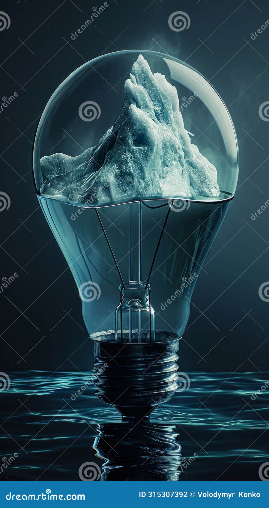 Light Bulb with Ice Inside - Illuminating Innovation for Cooling ...