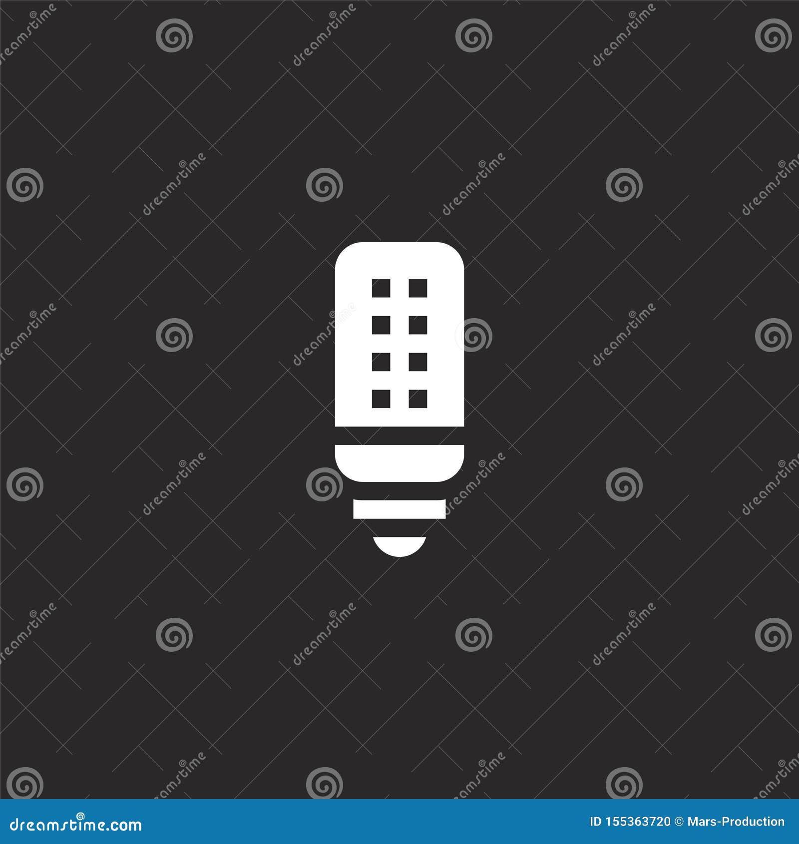 Light Bulb Icon. Filled Light Bulb Icon for Website Design and Mobile ...