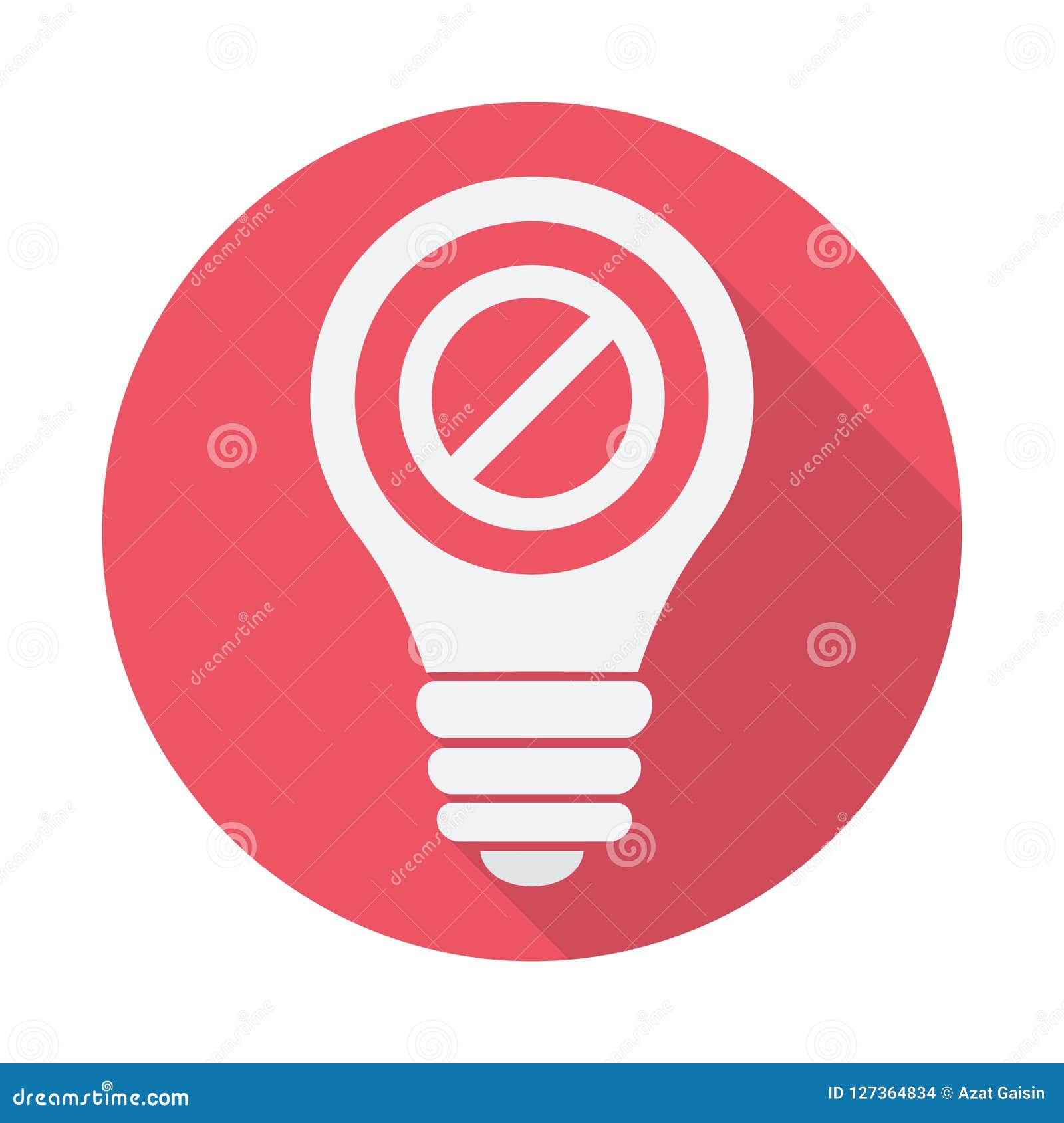 Light Bulb Icon, Idea, Solution, Thinking Icon with Not Allowed Sign ... Light Bulb Icon, Idea, Solution, Thinking Icon with Not Allowed Sign ...