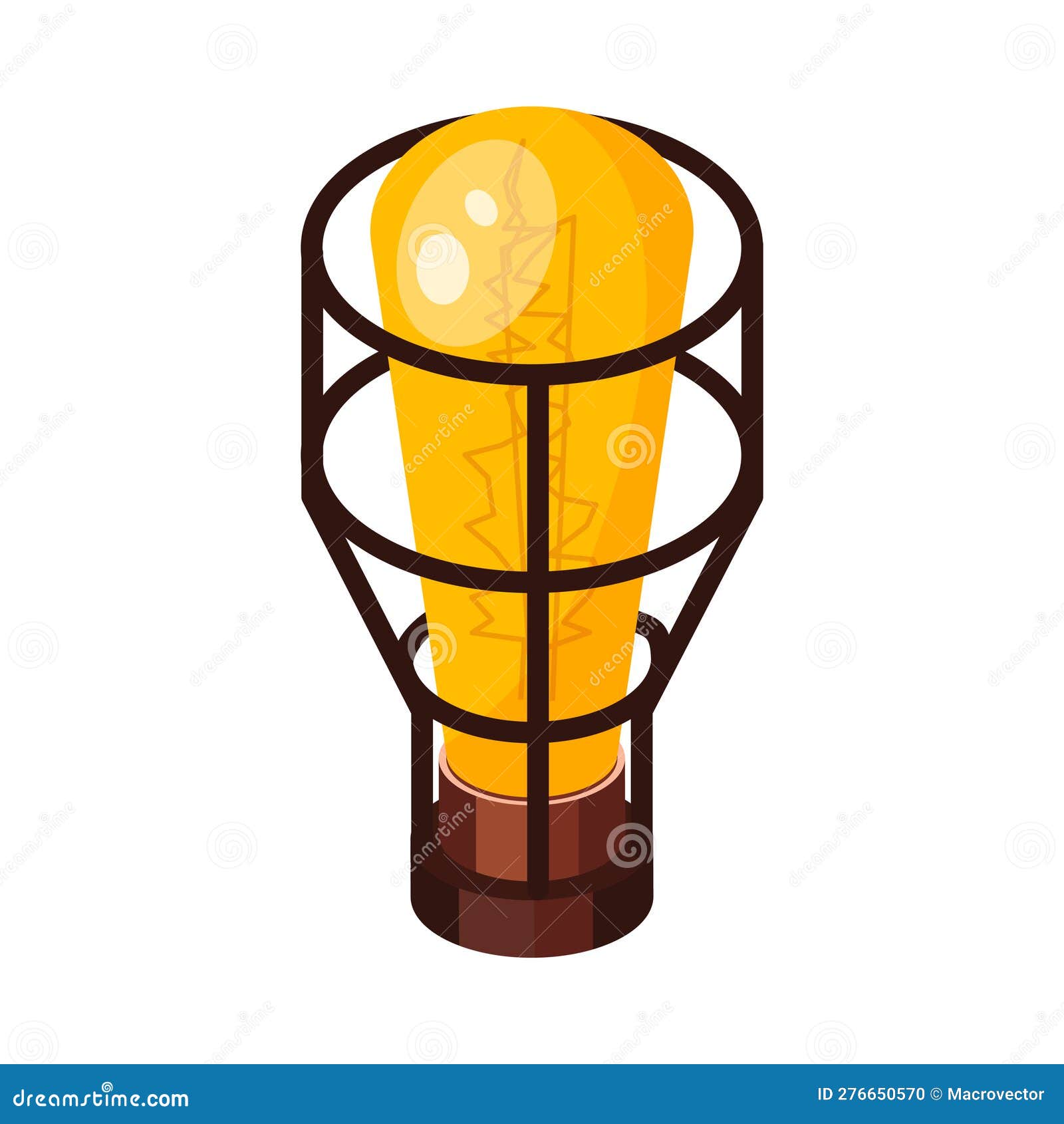 Light Bulb Icon stock vector. Illustration of lamp, efficient - 276650570