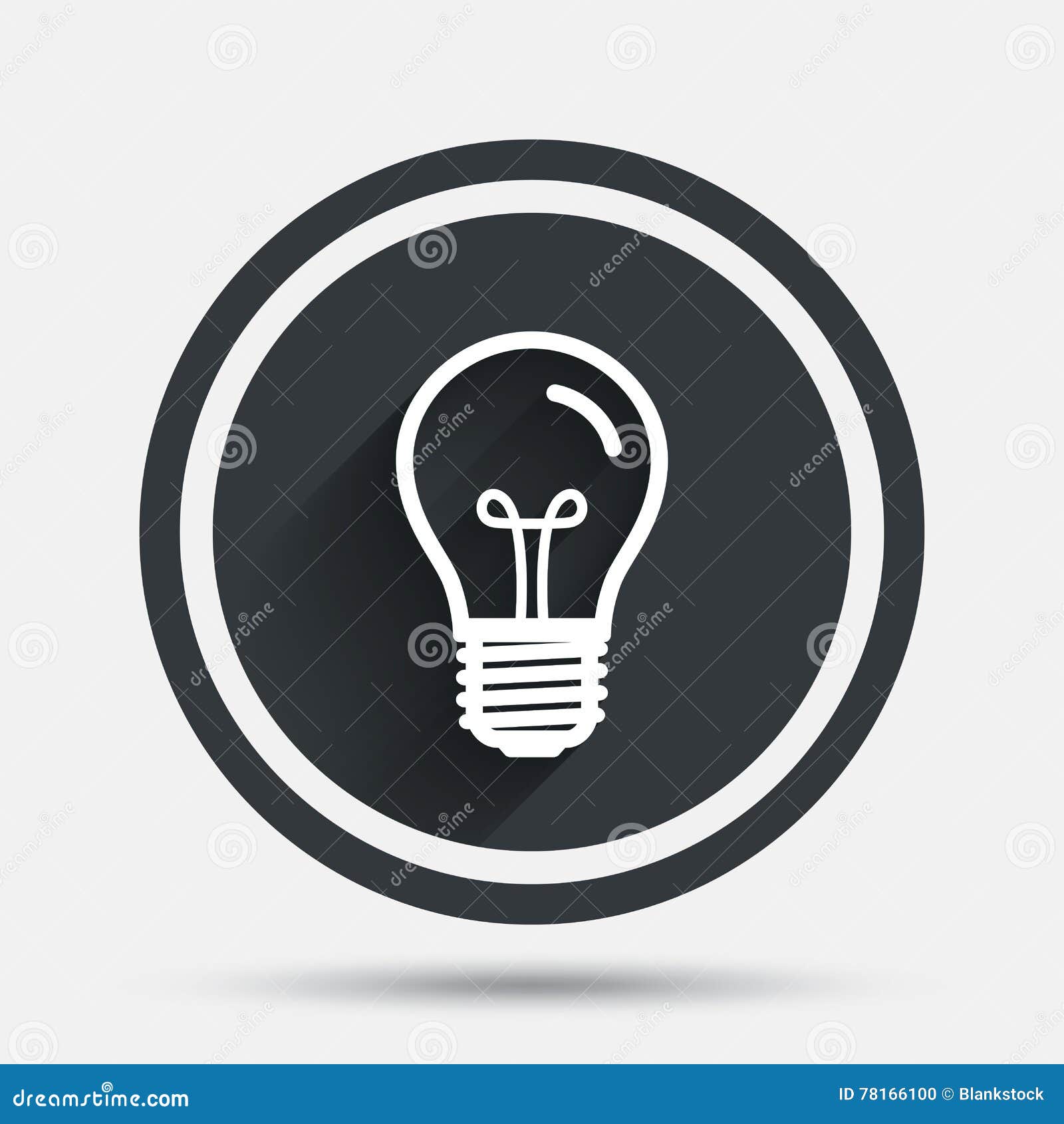 Light Bulb Icon. Lamp E27 Socket Symbol Stock Vector - Illustration of ...