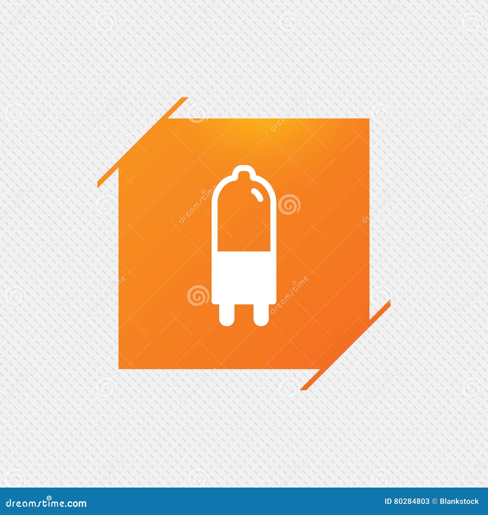 Light Bulb Icon. Lamp G9 Socket Symbol Stock Illustration ...