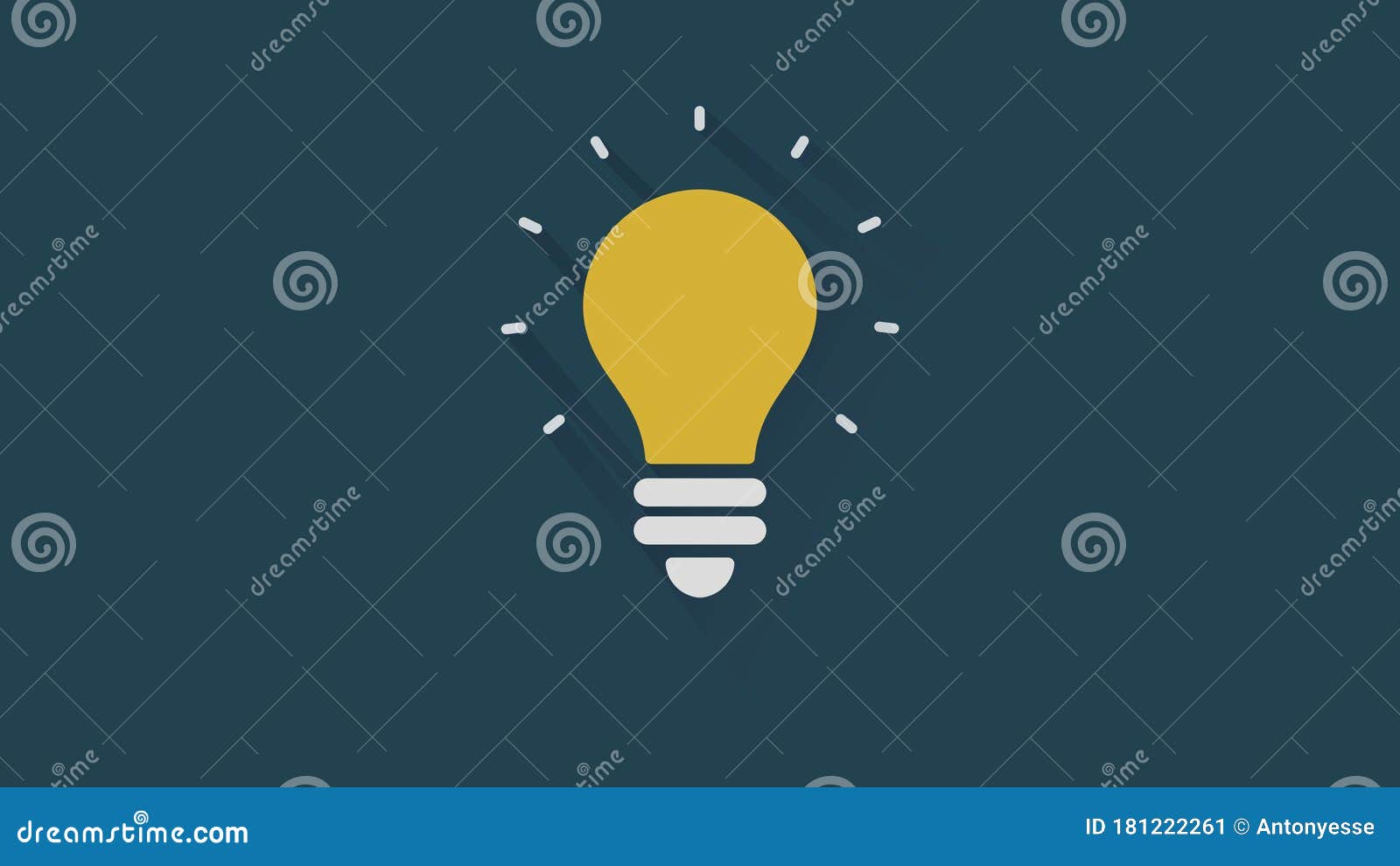 Light Bulb Icon. Symbol of Innovation Stock Illustration - Illustration ...