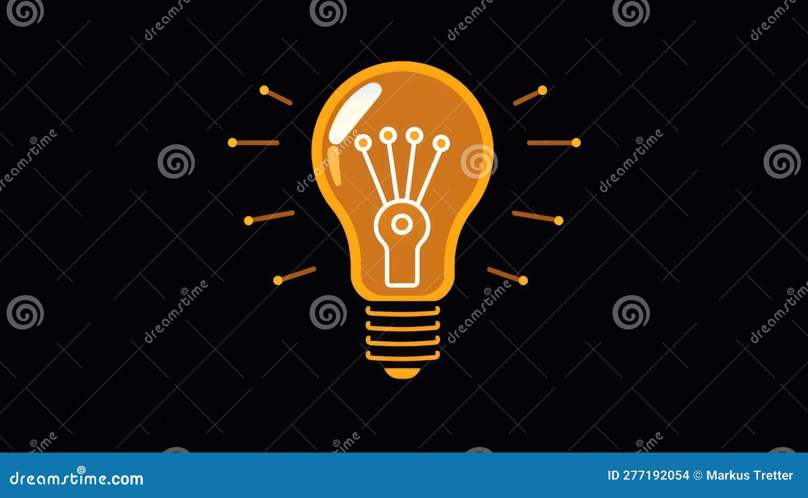 A Light Bulb Icon Representing the Creativity and Innovation Involved ...