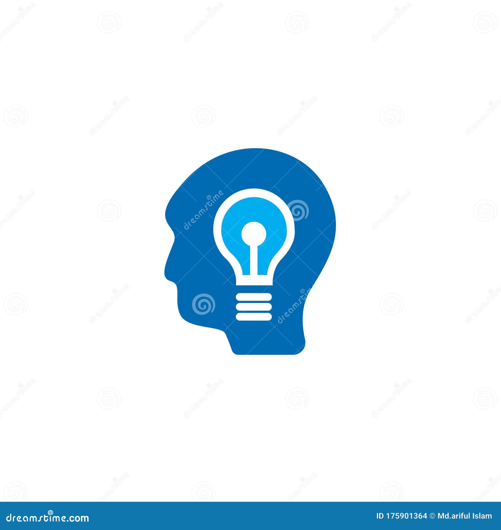 The Light Bulb Icon Vector, Full of Ideas and Creative Thinking ...