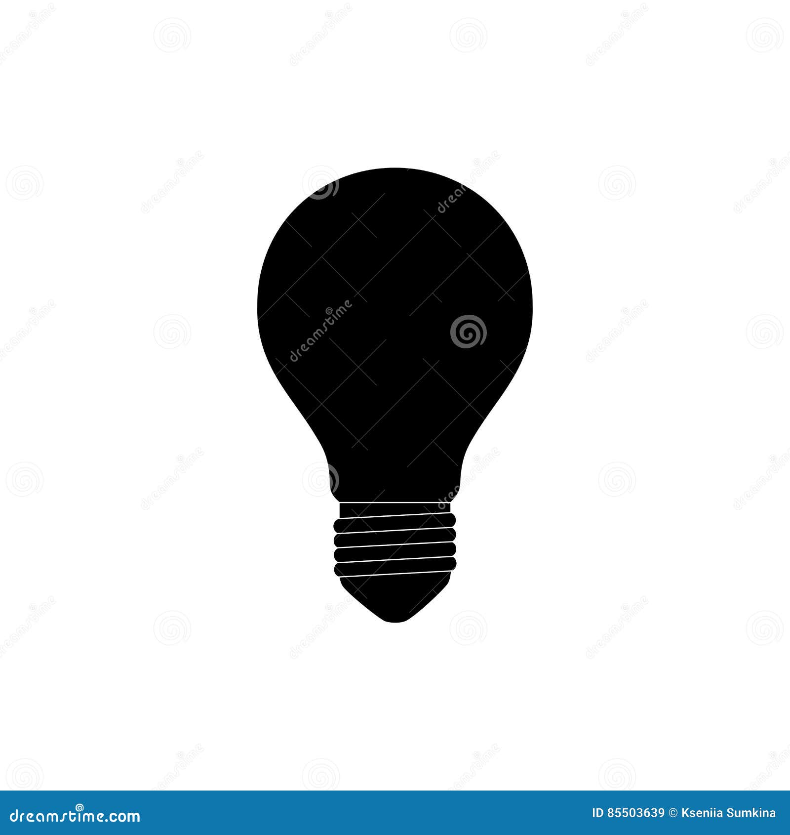 Light bulb icon. Vector. stock illustration. Illustration of collection ...