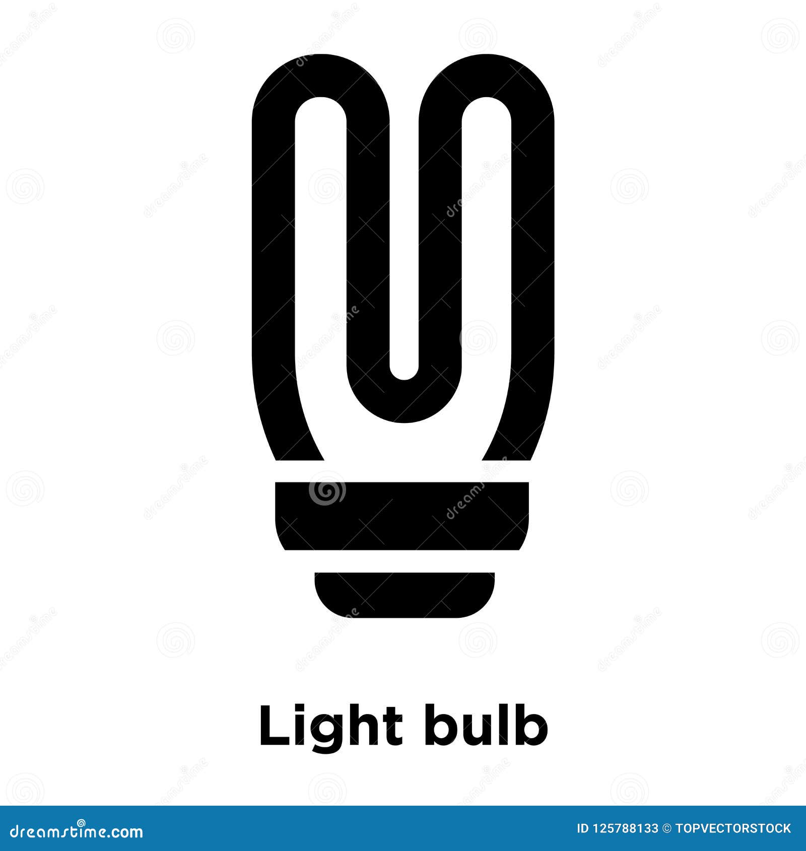 Light Bulb Icon Vector Isolated on White Background, Logo Concept of ...