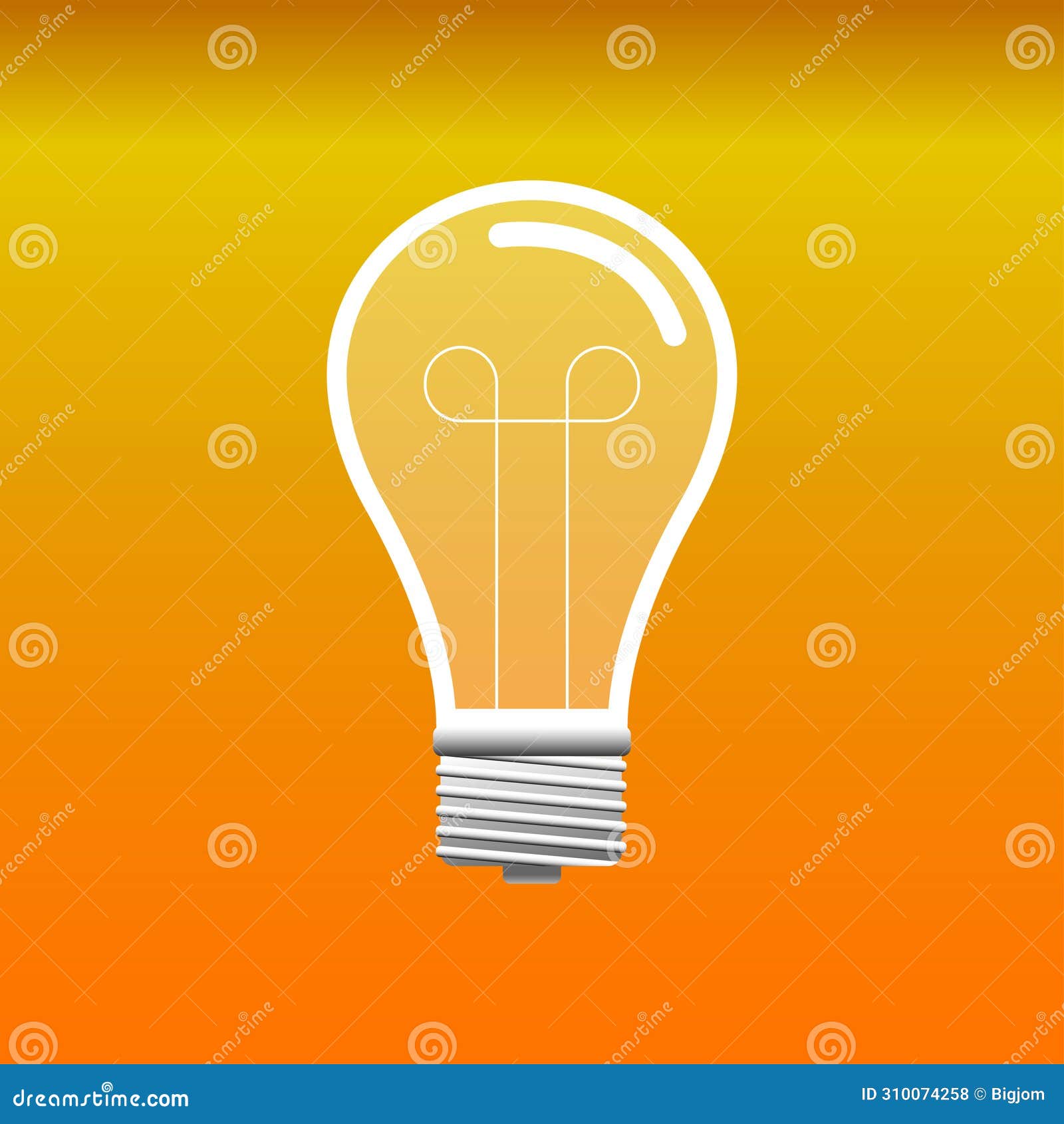 Light Bulb Icon Vector. Light Bulb Sign. Idea, Solution Stock Vector ...