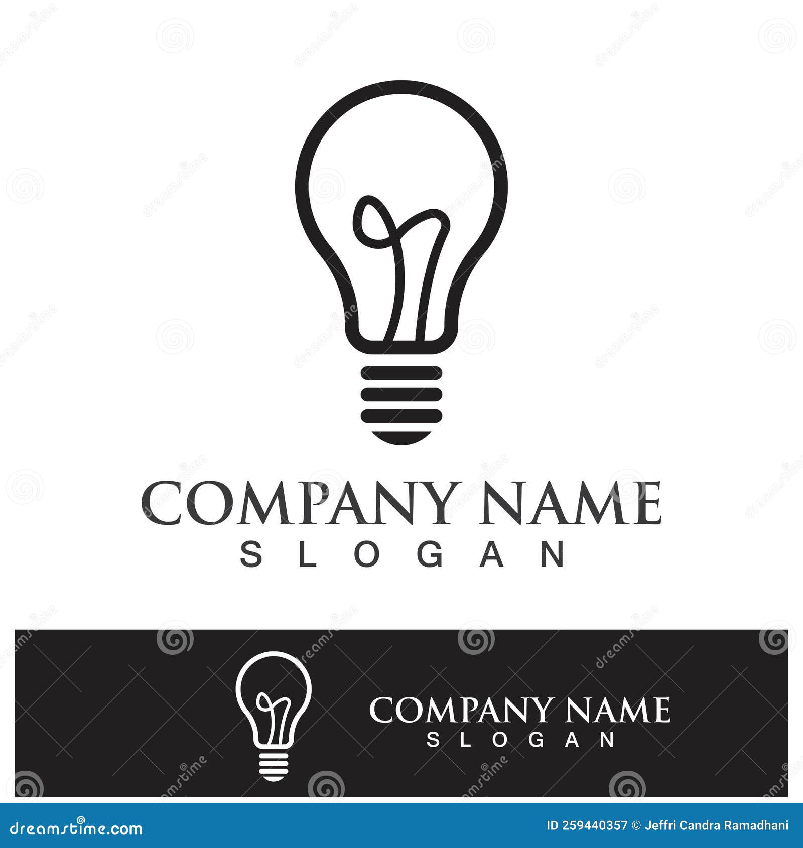 Simple Light Bulb Icon Vector Symbol Illustration Stock Vector ...