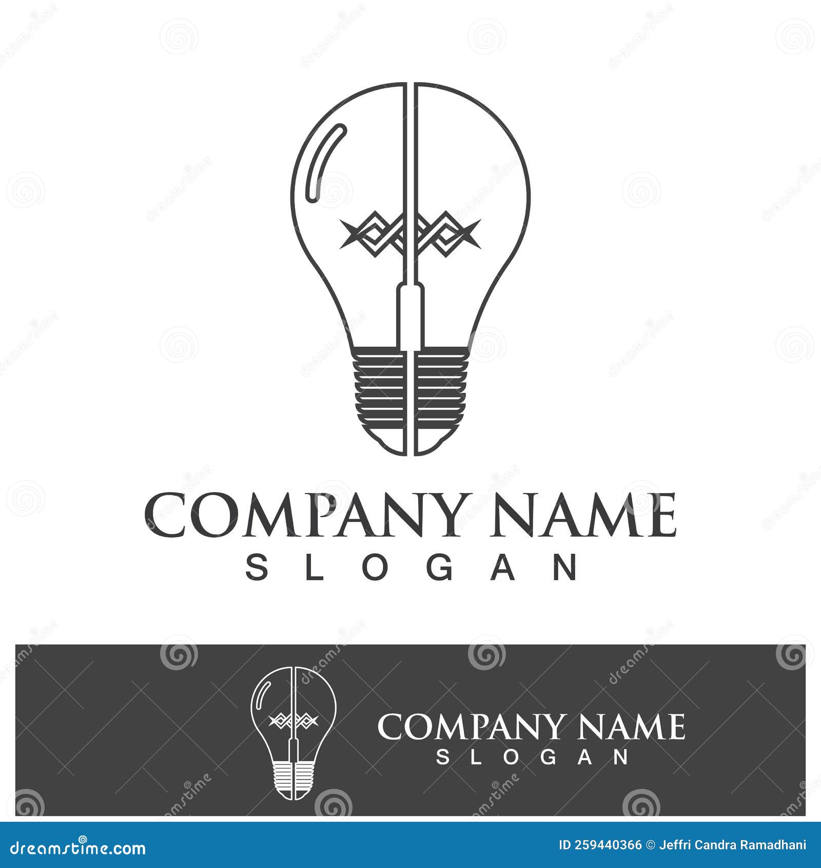 Simple Light Bulb Icon Vector Symbol Illustration Stock Vector ...