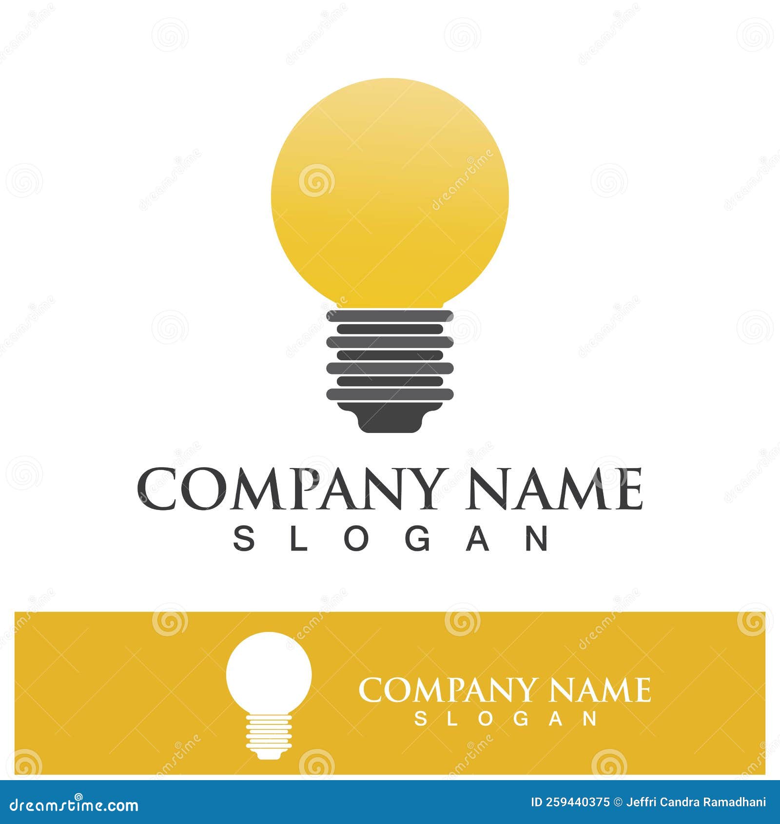 Simple Light Bulb Icon Vector Symbol Illustration Stock Vector ...