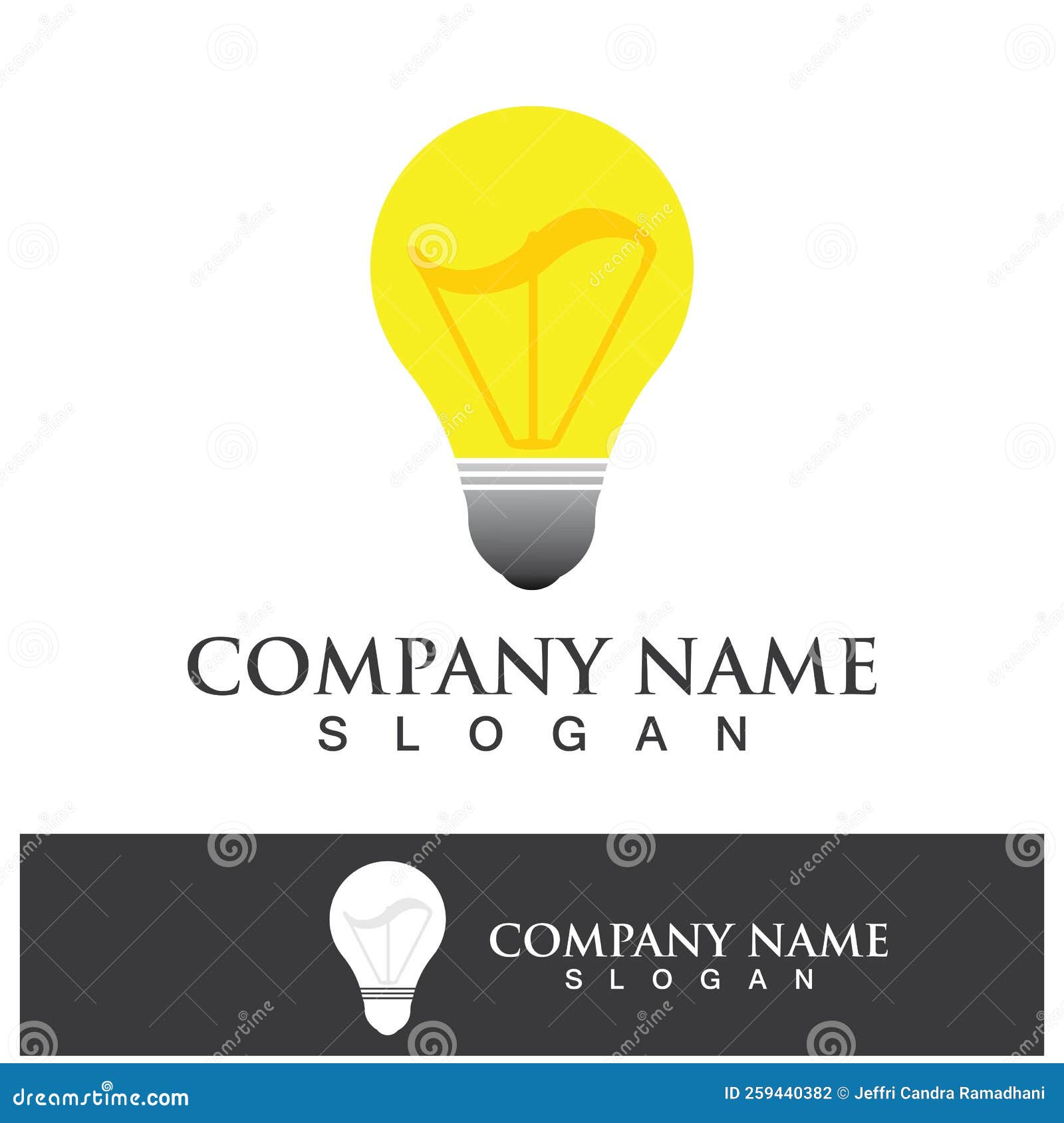 Simple Light Bulb Icon Vector Symbol Illustration Stock Vector ...