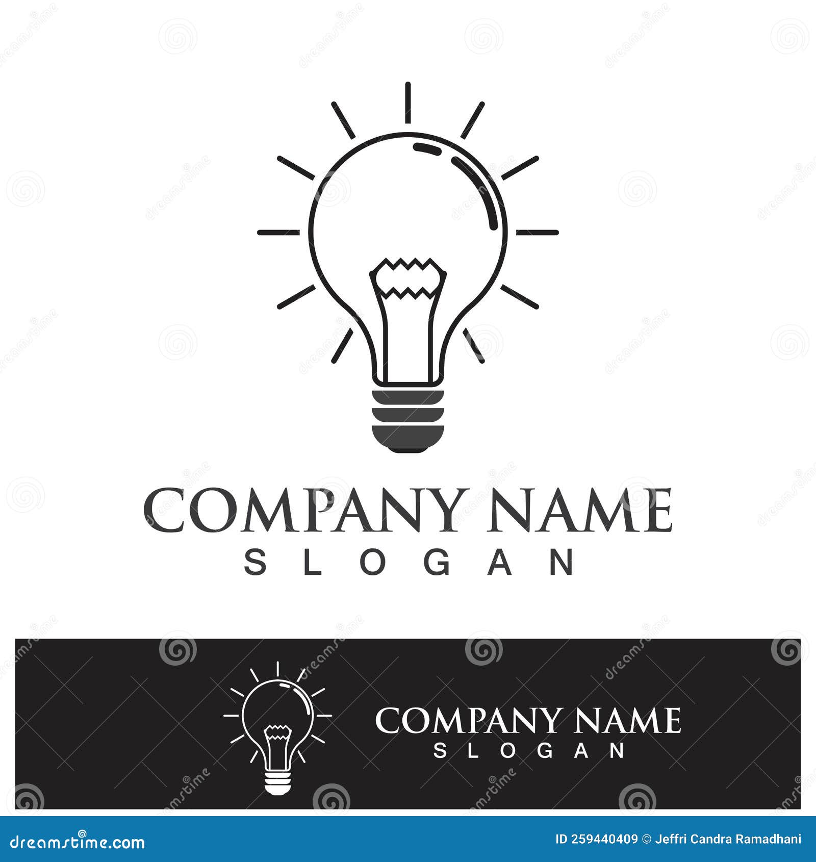 Simple Light Bulb Icon Vector Symbol Illustration Stock Vector ...