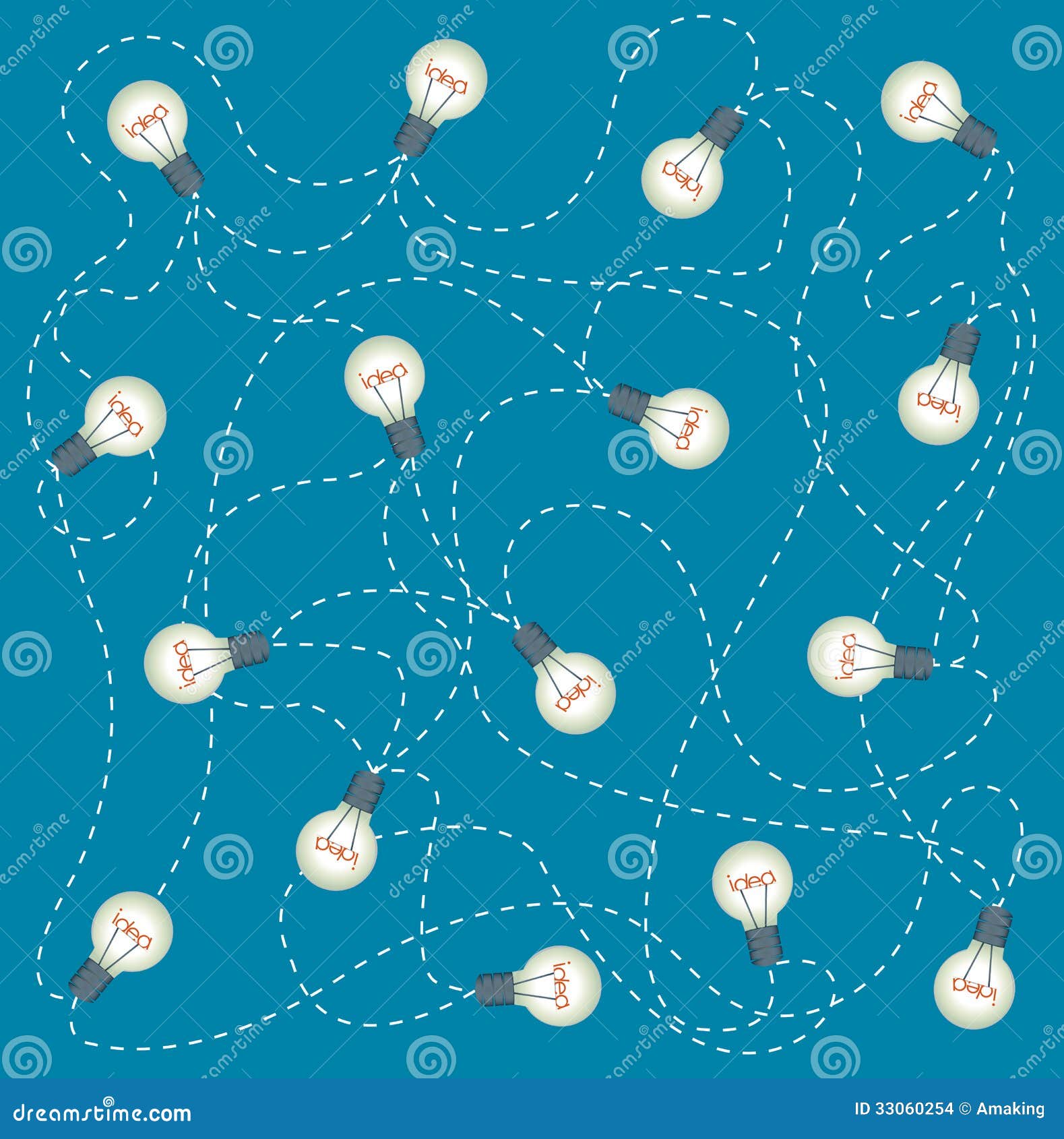 Light bulb idea background stock vector. Illustration of business ...