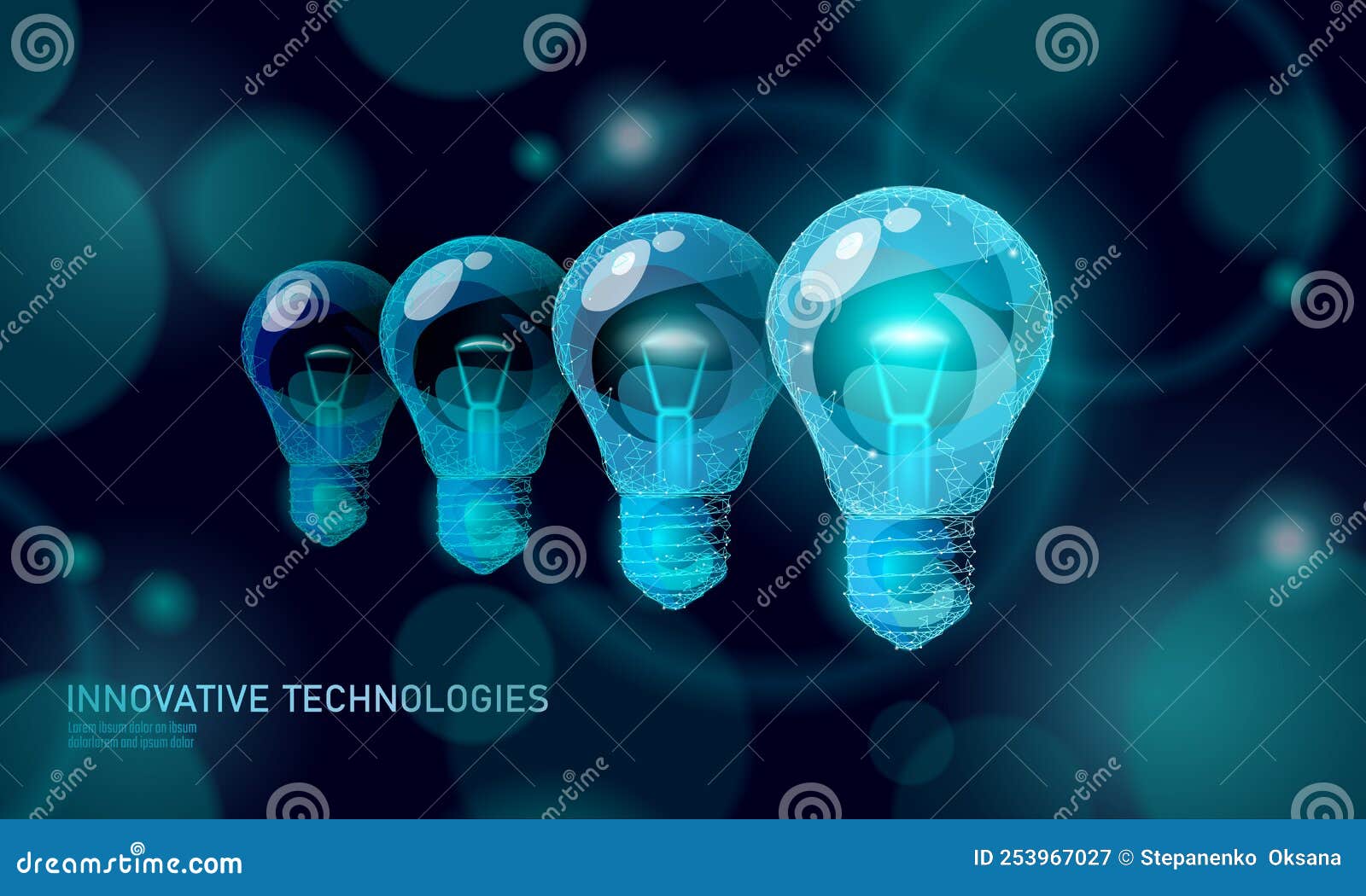 Light Bulb Idea Business Concept. Creative Active Human Brain ...
