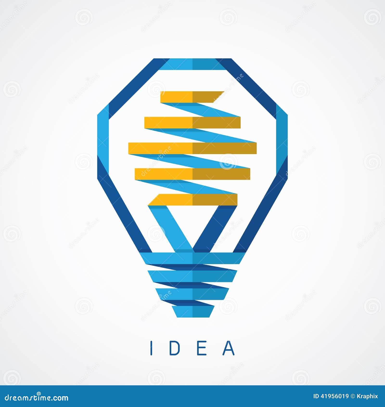 Light Bulb idea icon stock vector. Illustration of electricity - 41956019
