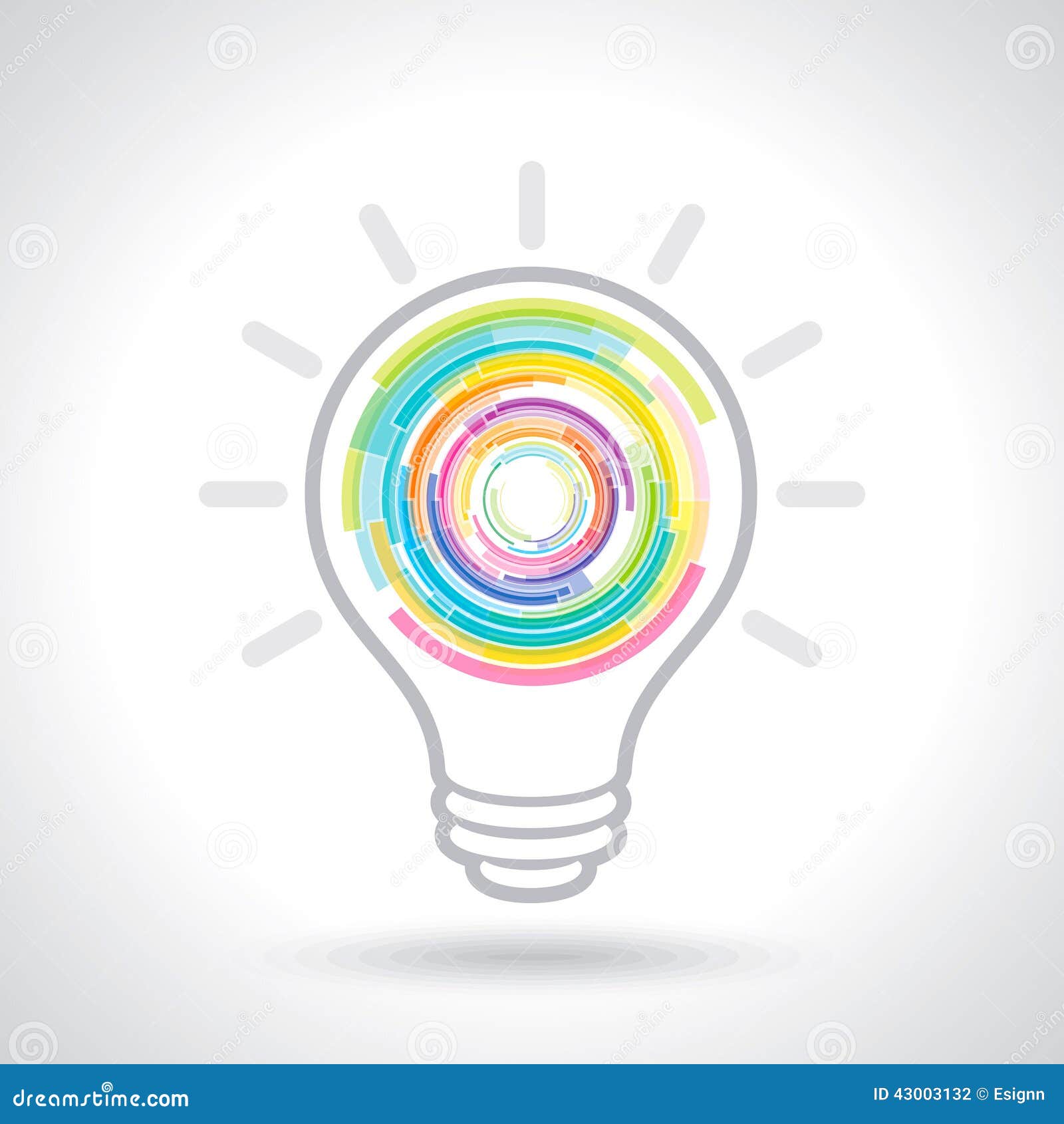 Light Bulb Idea Illustration Stock Vector - Illustration of light ...
