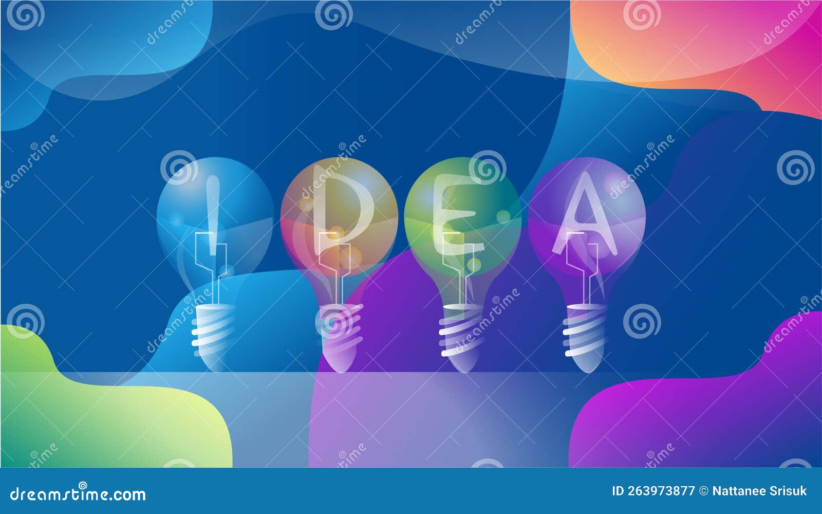 Light Bulb Idea Shine Navigate for Success Creative Business Thinking ...